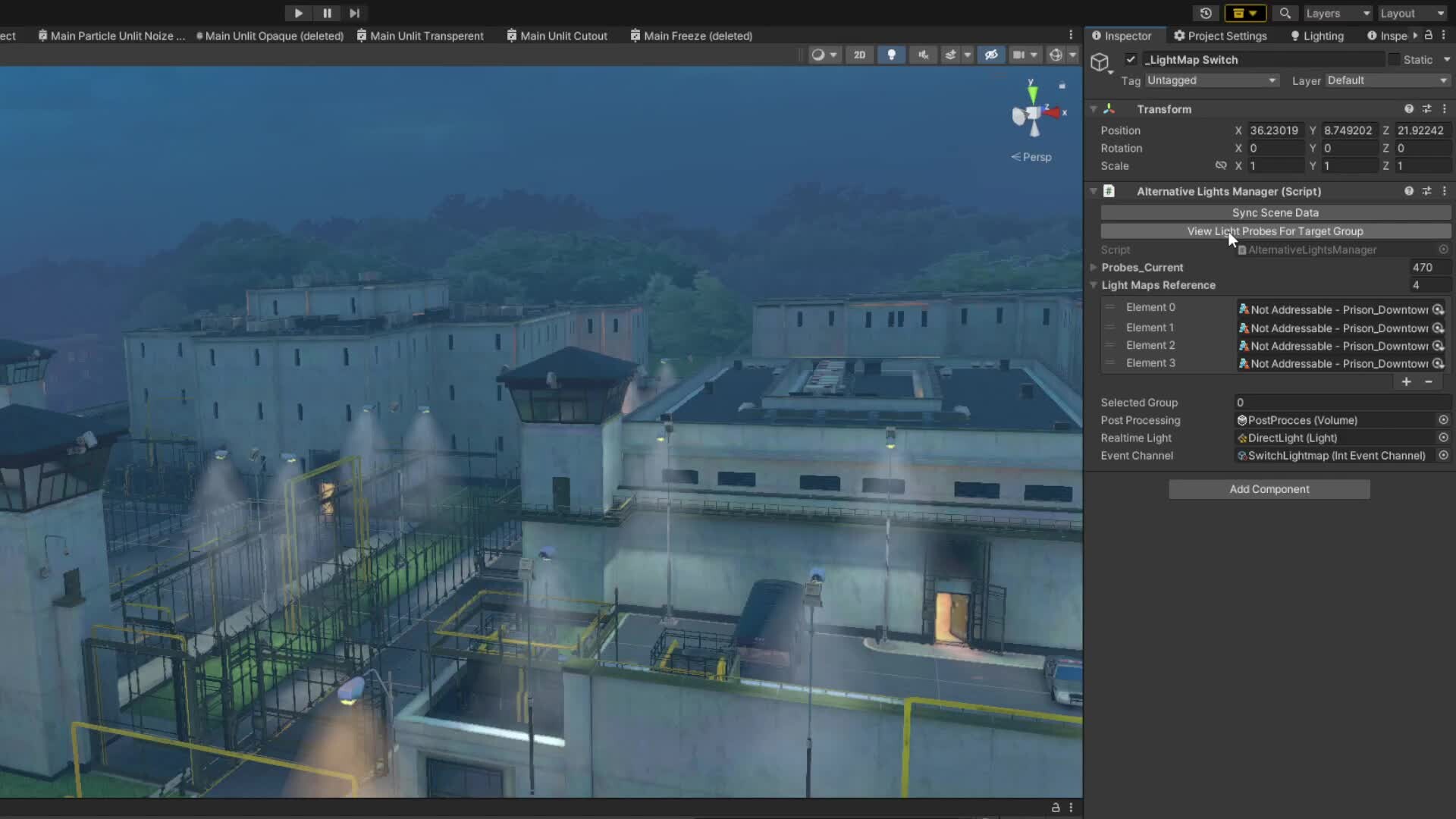 ArtStation - Unity Tool For Realtime Light Swapping