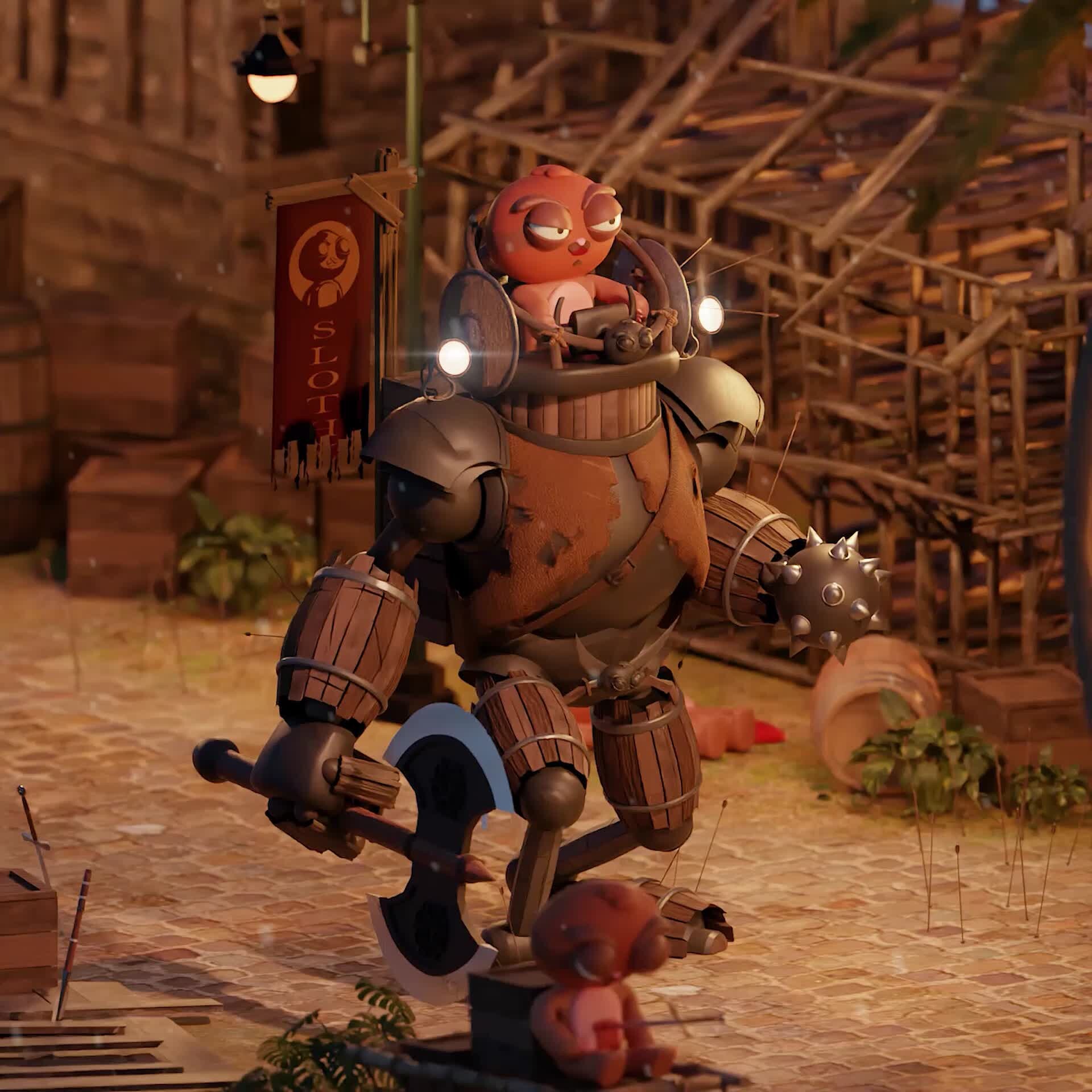 ArtStation - Slothy | Animation Game project