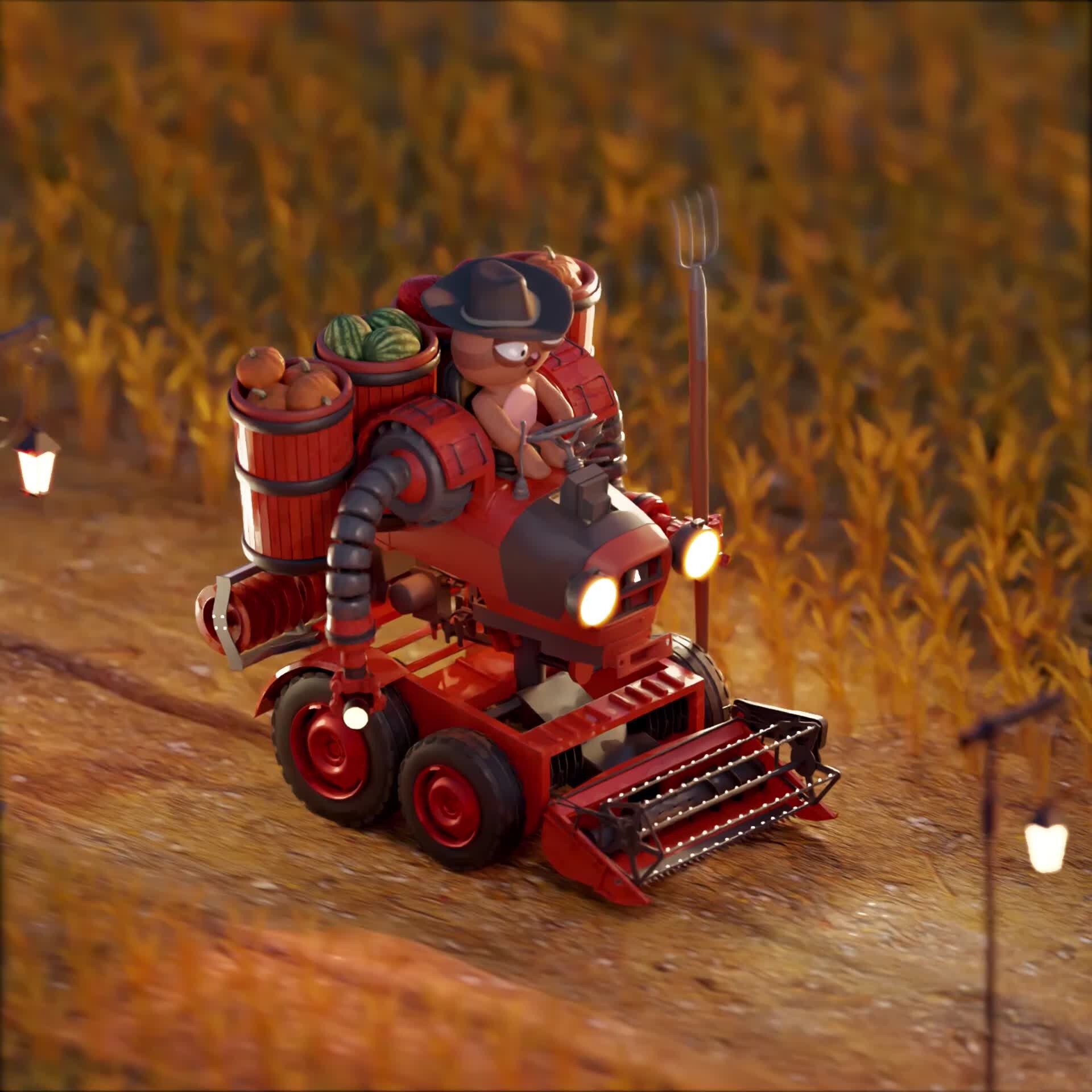 ArtStation - Harvesting Slothy | Animation Game project