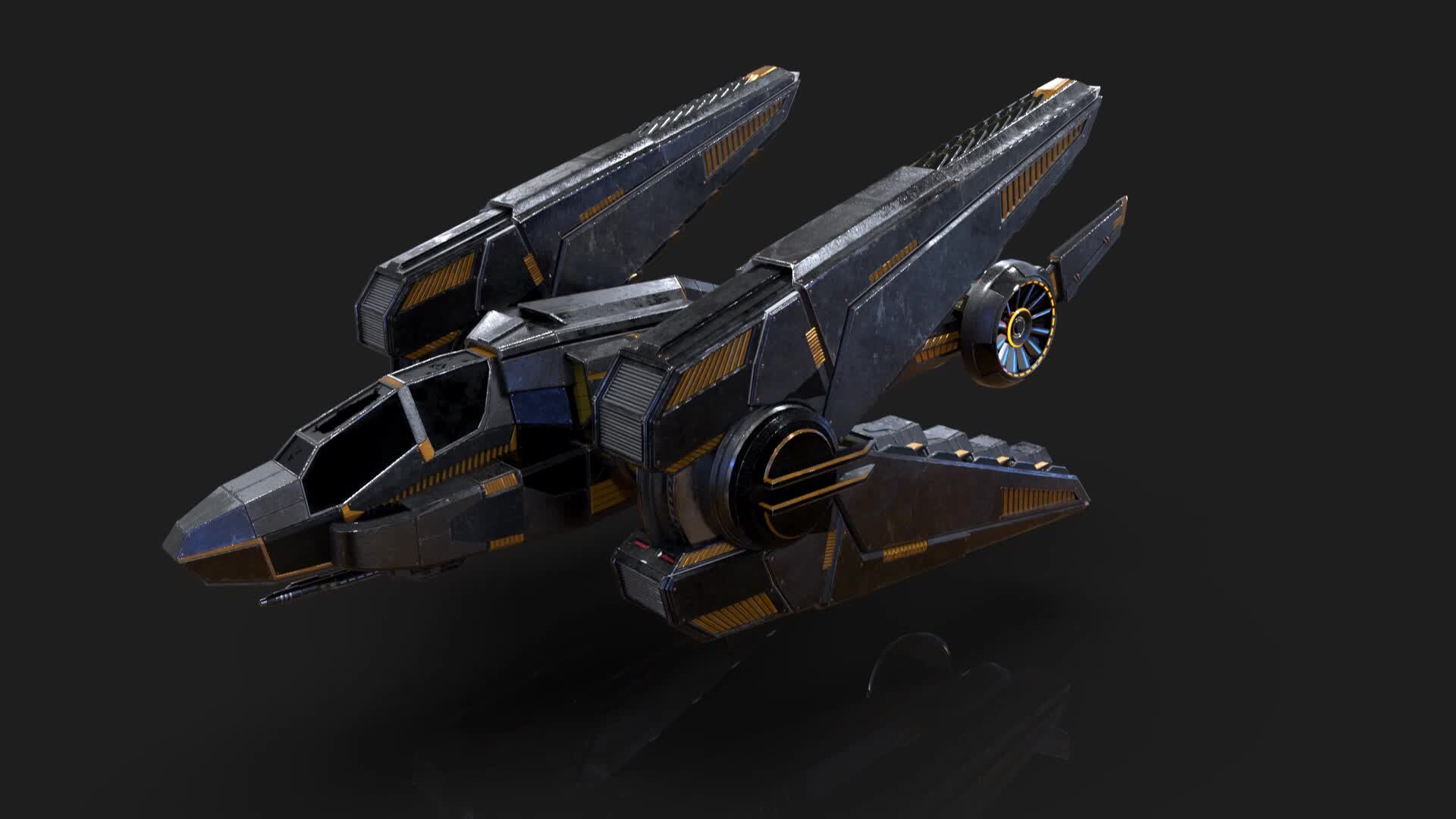 ArtStation - Scifi SpaceCraft