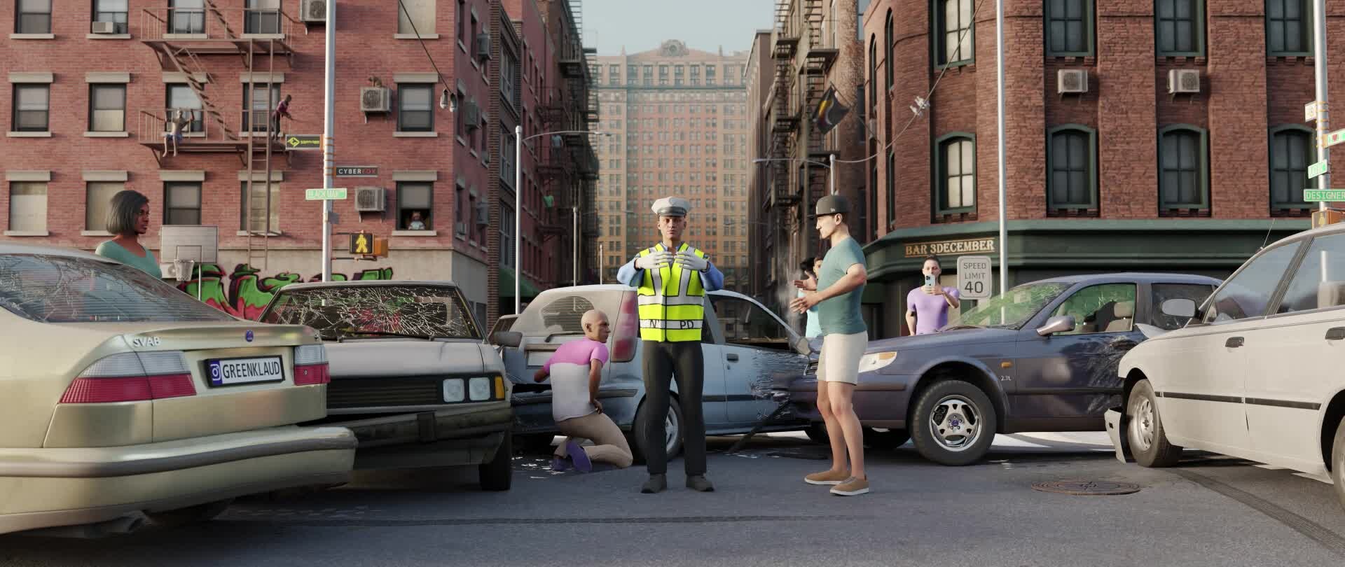 ArtStation - The Mad traffic controller - Moving Meditation