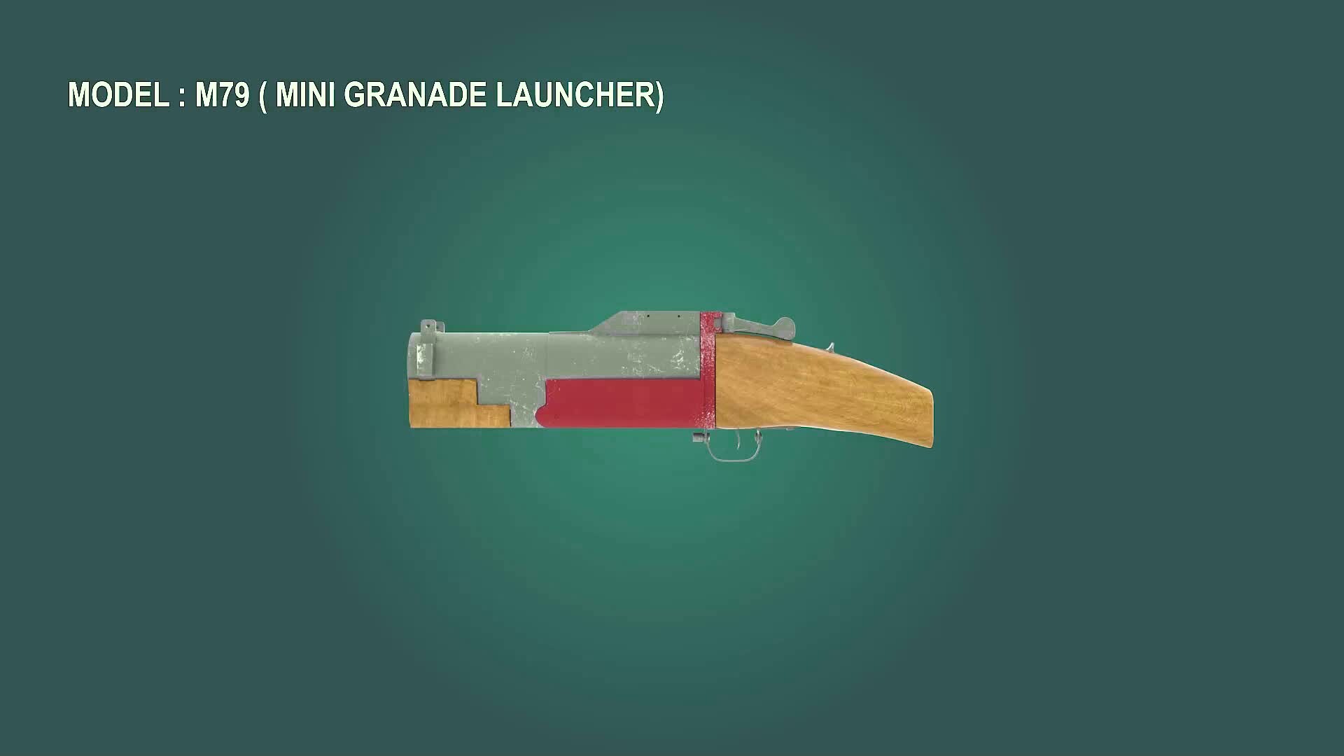 ArtStation - M79 grenade launcher