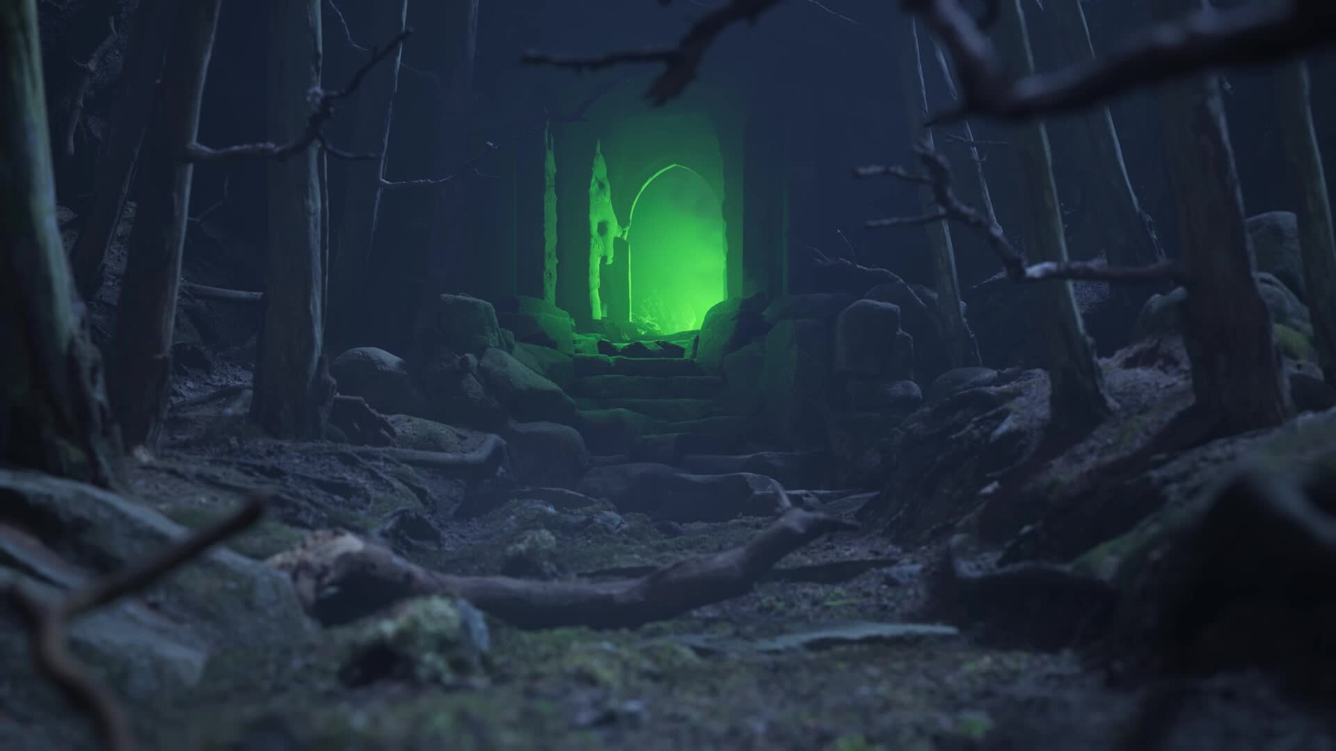 ArtStation - Environment 3D animated. Unreal