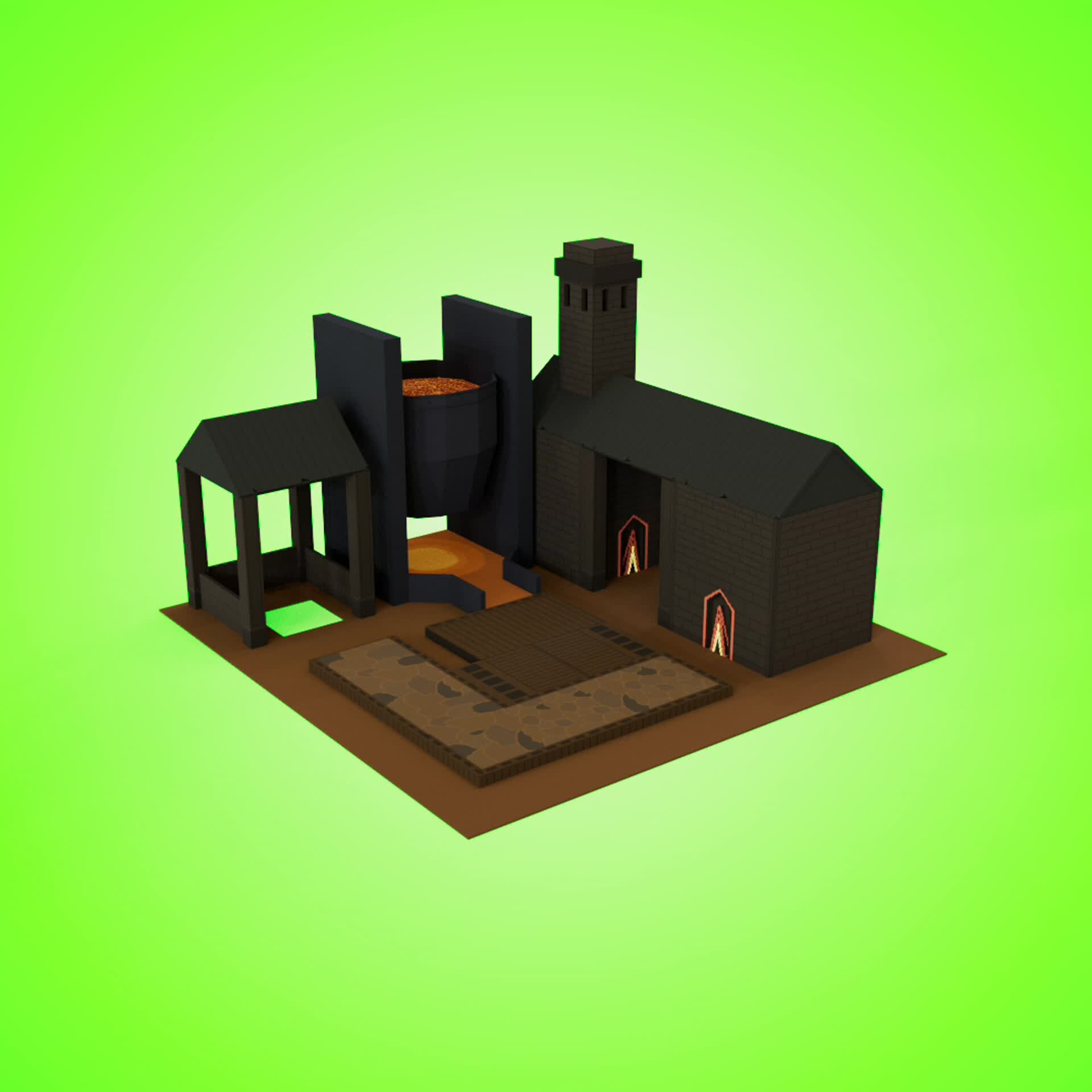 ArtStation - Blacksmith Structure