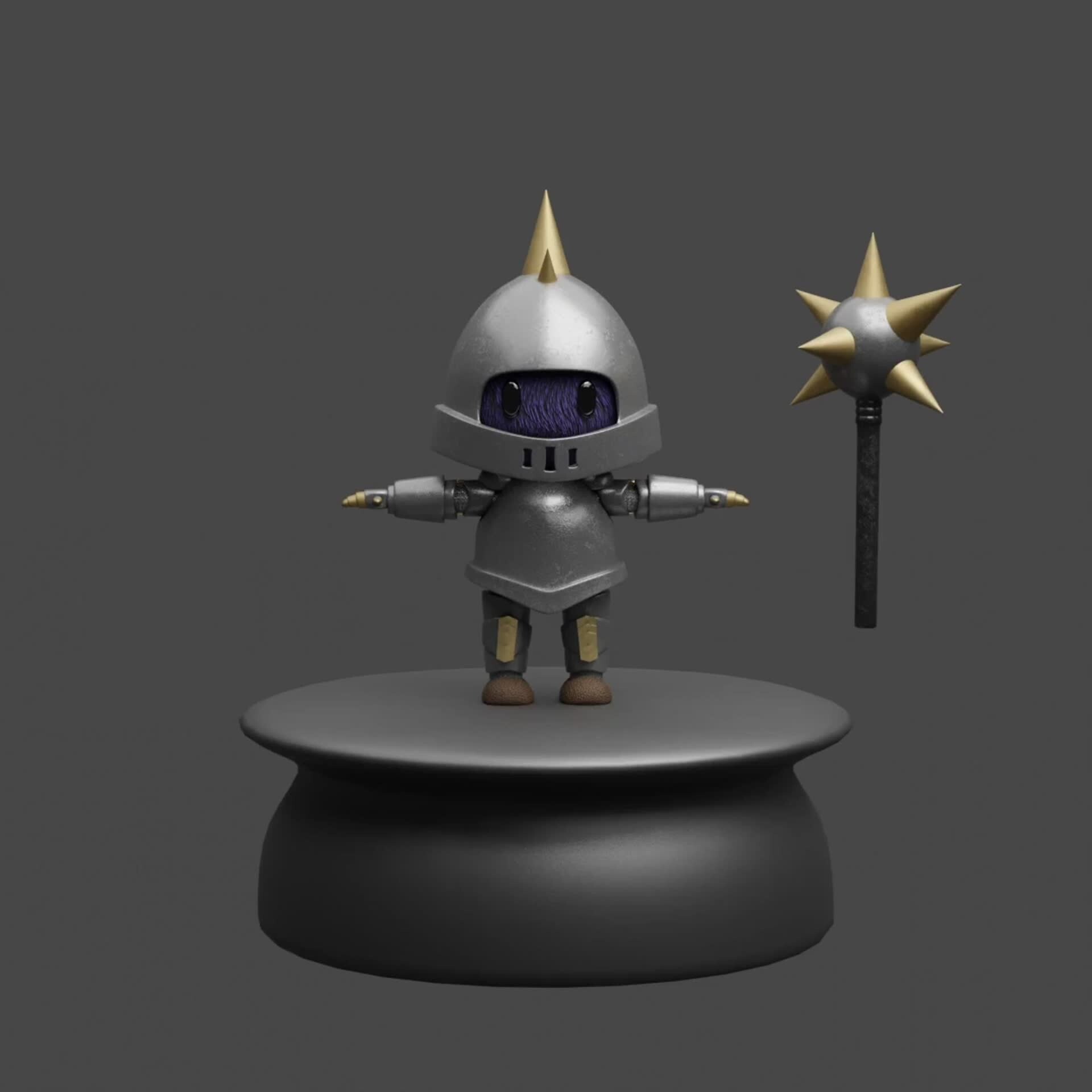 ArtStation - Pointy Chibi Knight