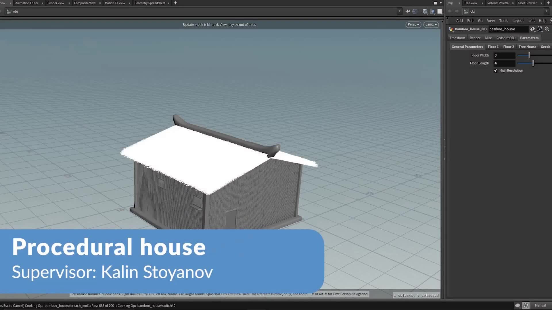 ArtStation - Procedural House Showcase