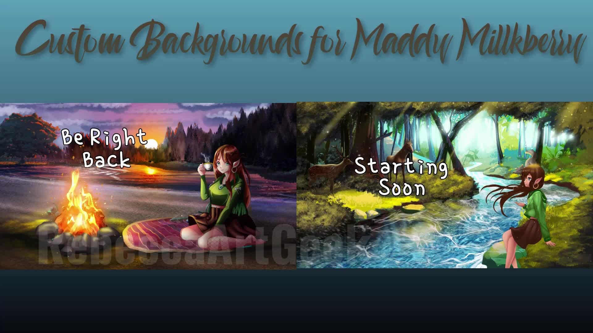 ArtStation - Animated Twitch Backgrounds