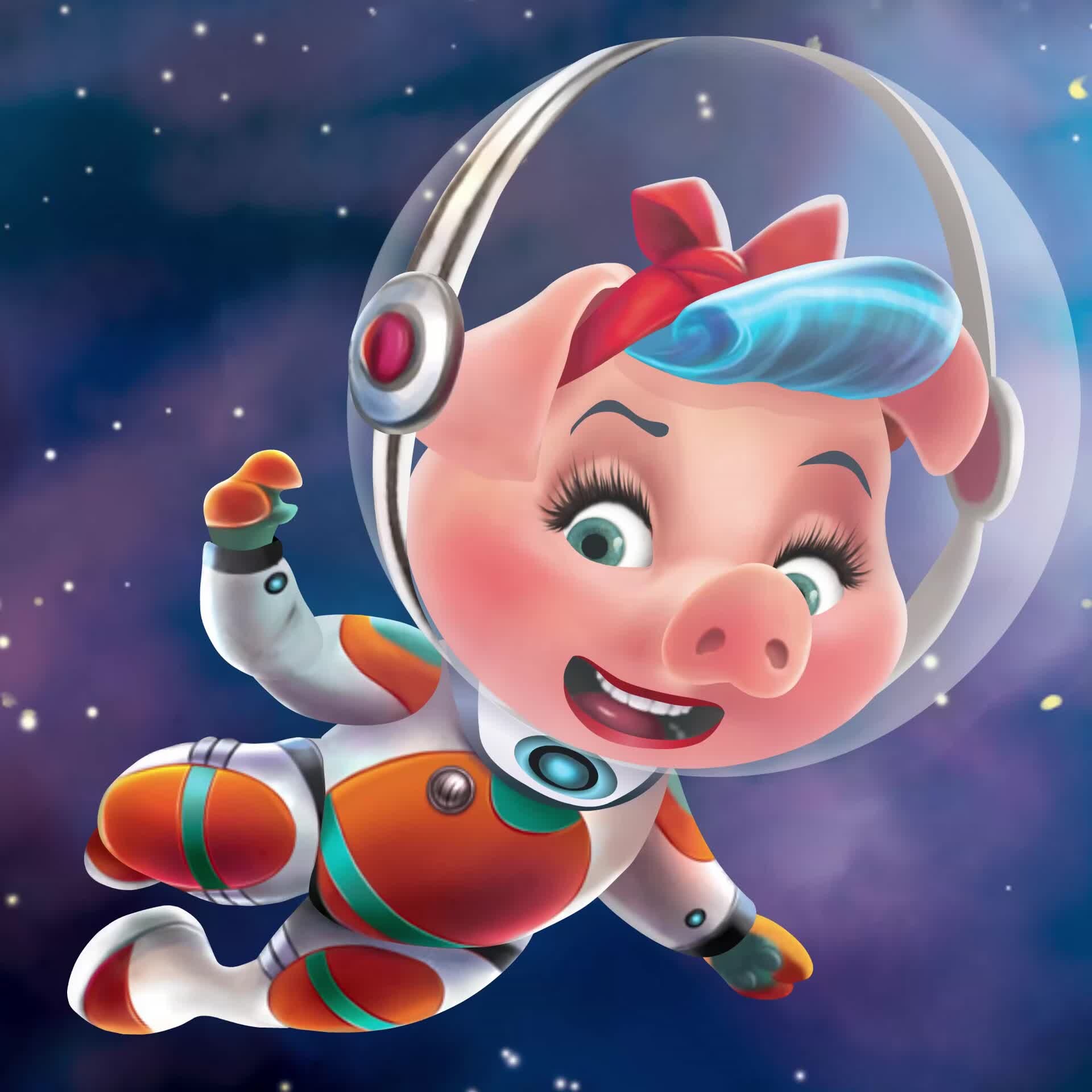 ArtStation - Pig in space