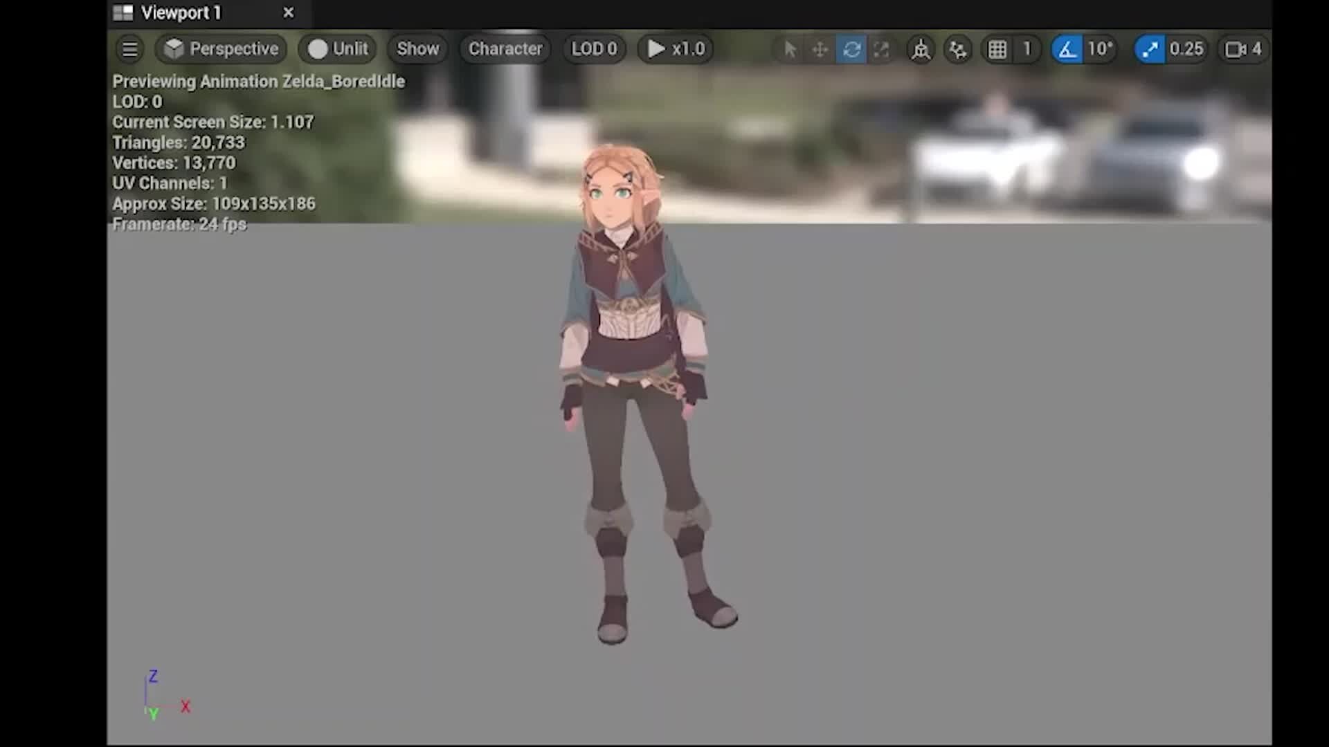 ArtStation - Fan Made Zelda Rig Character Cycles