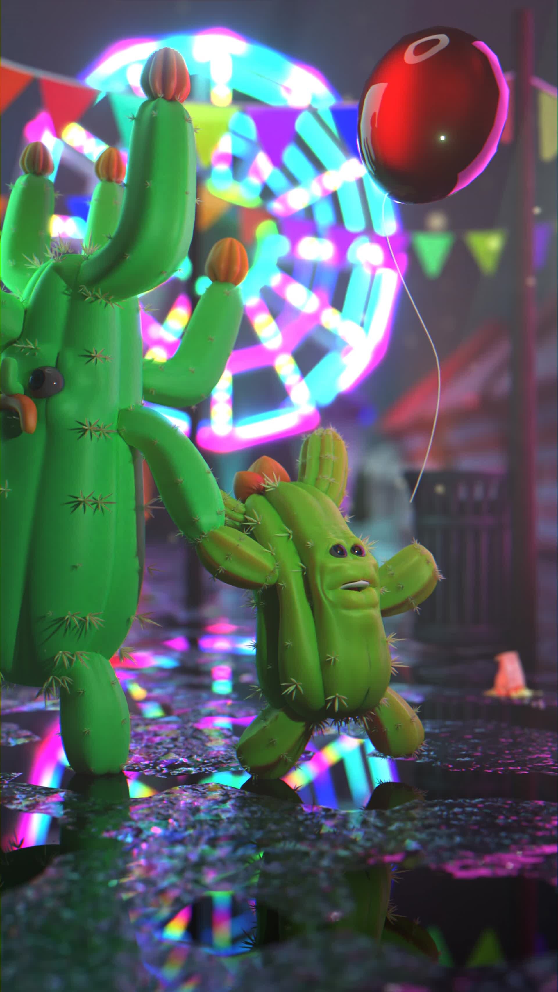 ArtStation - Cactus & Balloon