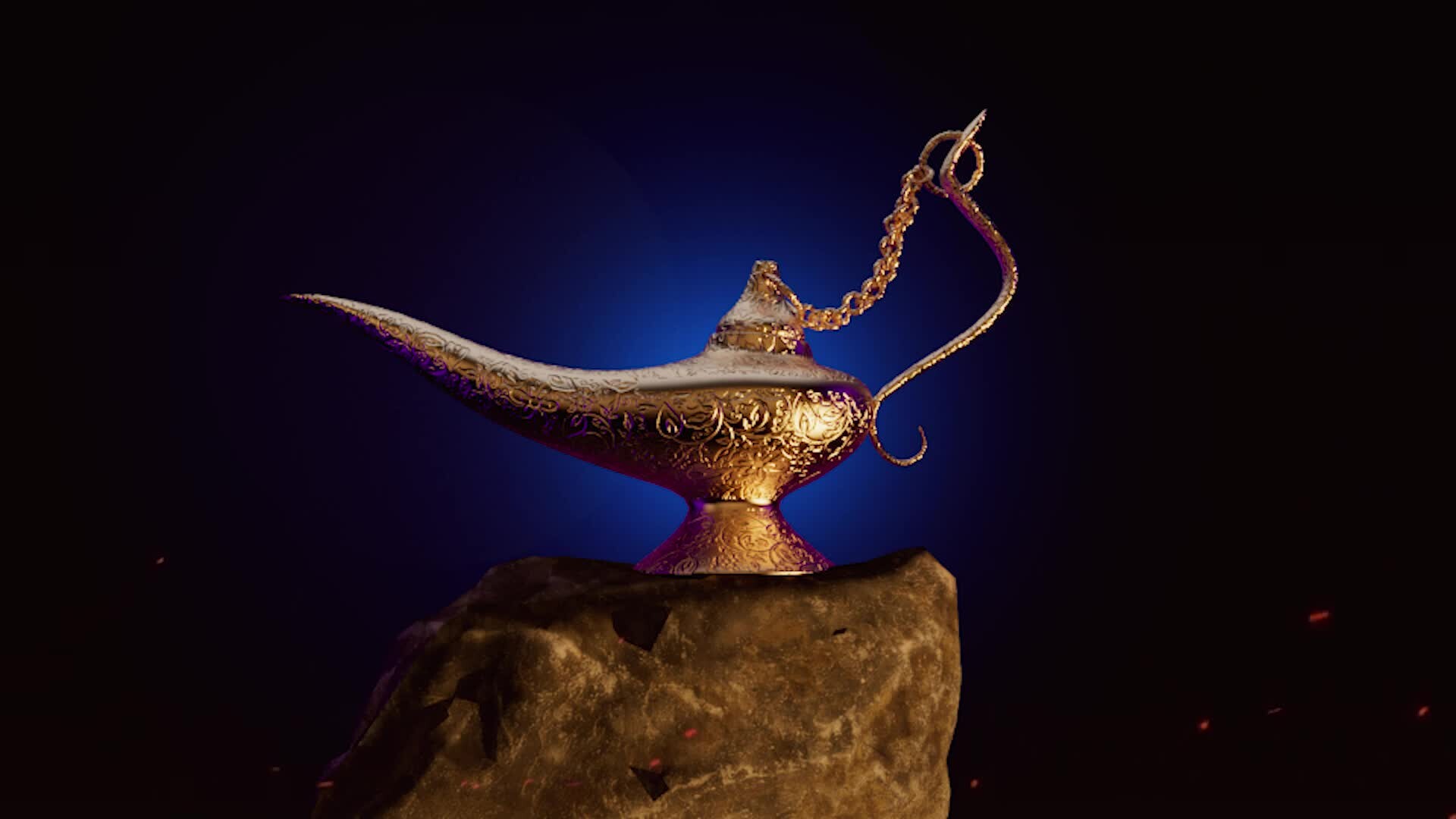 ArtStation - Aladdin magic lamp