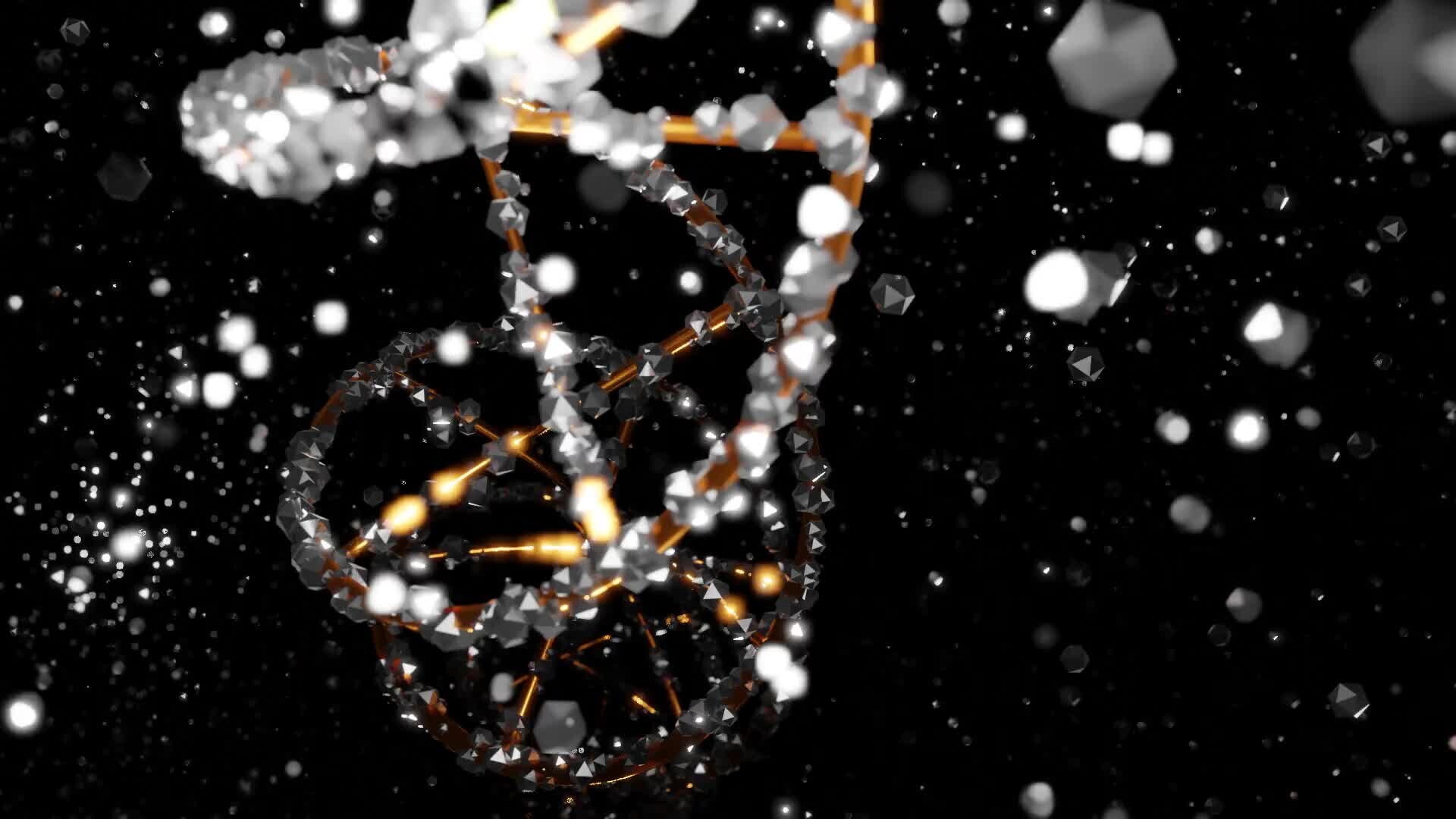 ArtStation - DNA silver chrystals