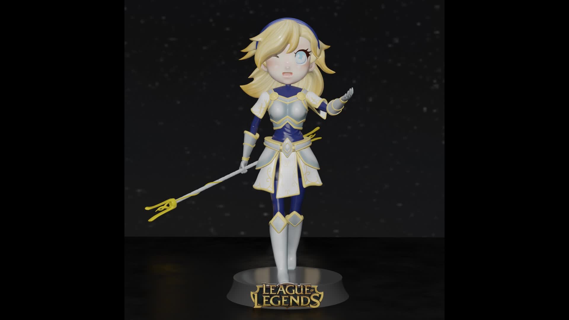 ArtStation - Lux chibi - League of legends
