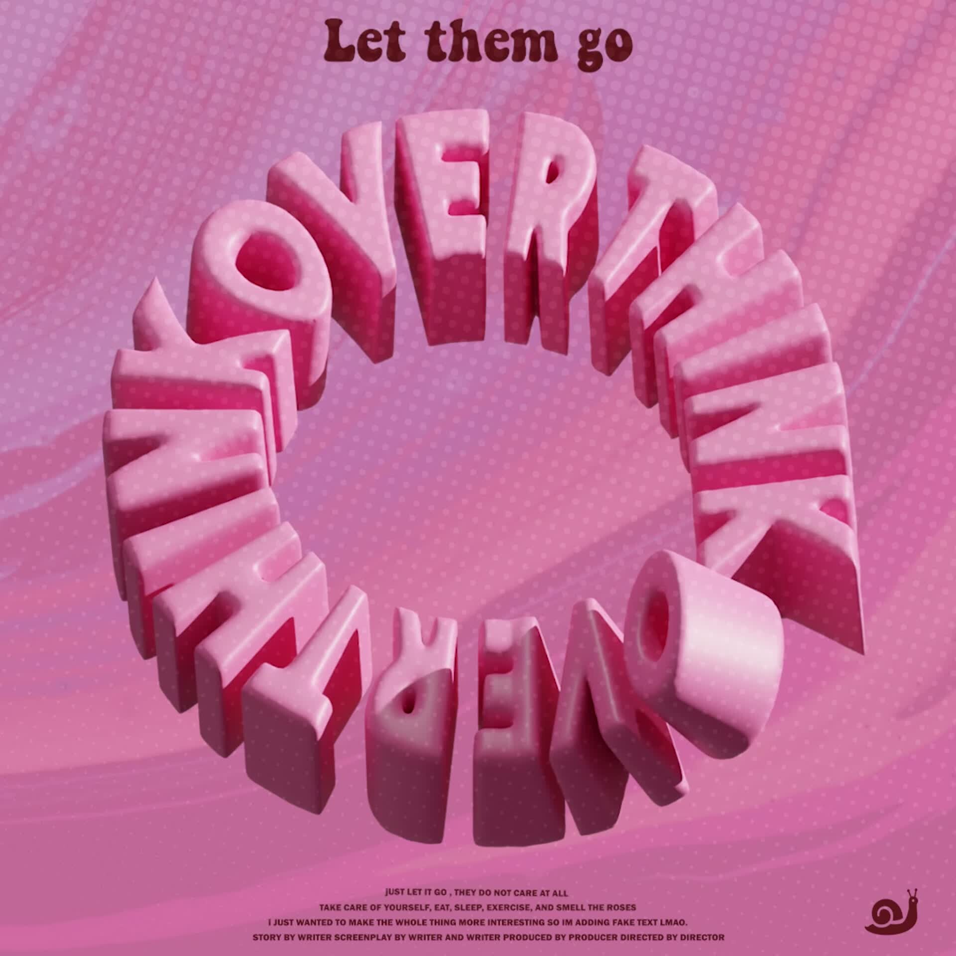 ArtStation - 3D Animated Poster: Overthinking