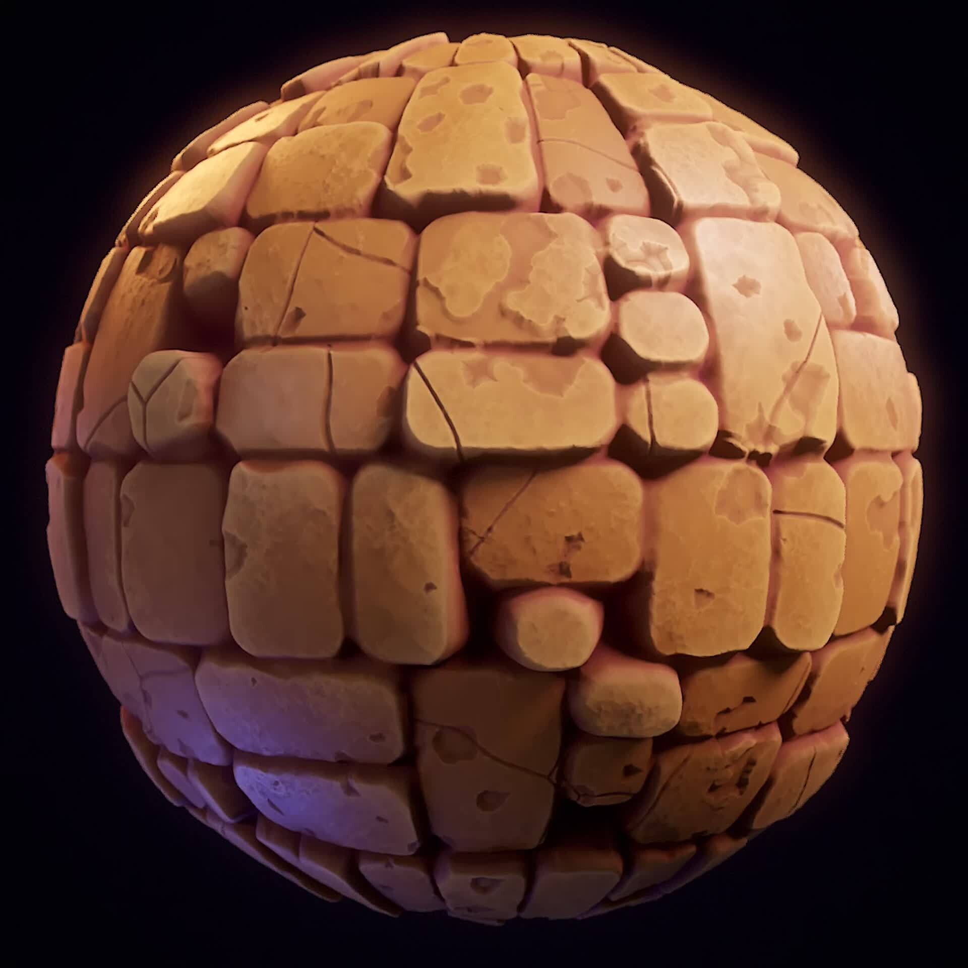 ArtStation - Procedural Material - Cobble Stone 02