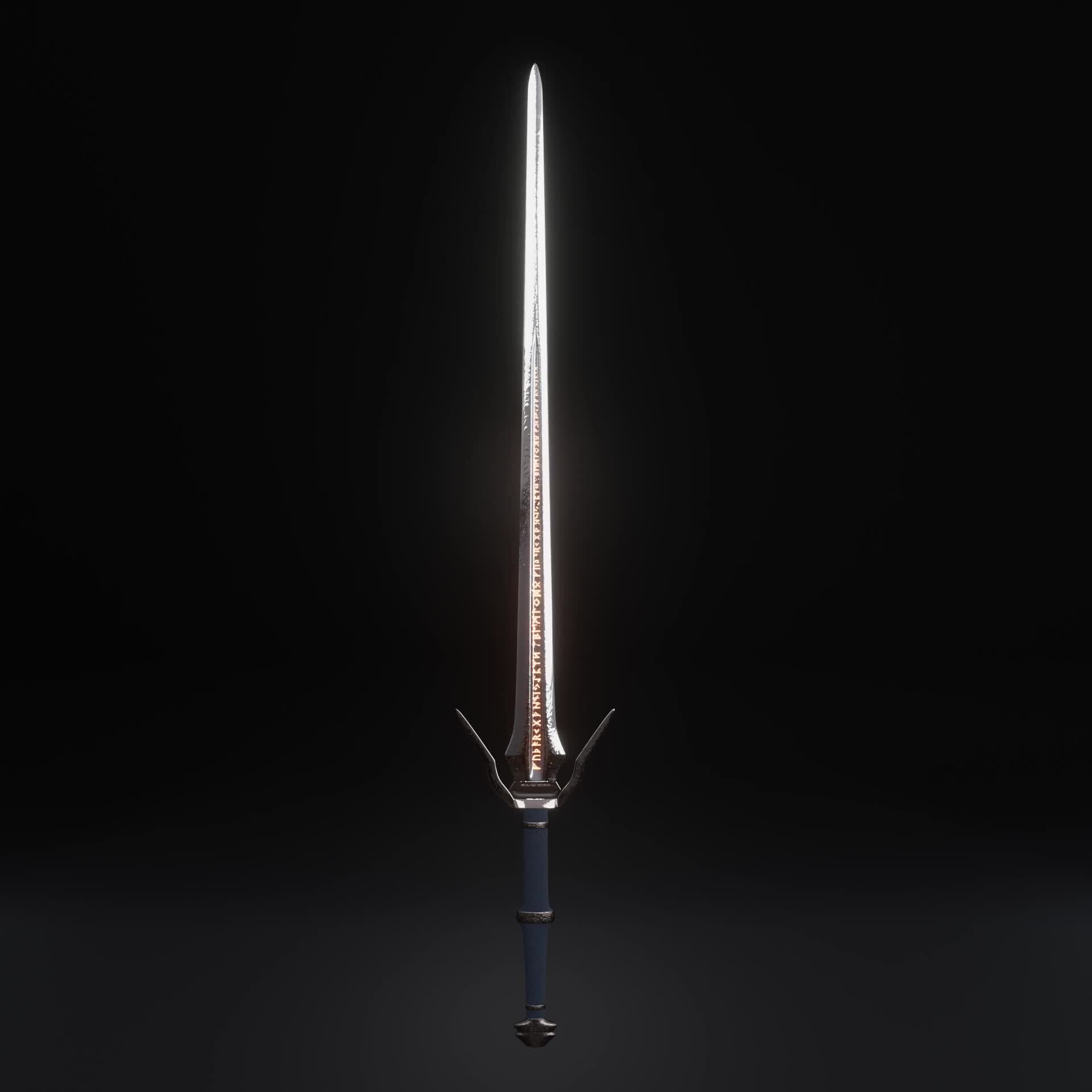 ArtStation - Witcher Silver Sword 3D