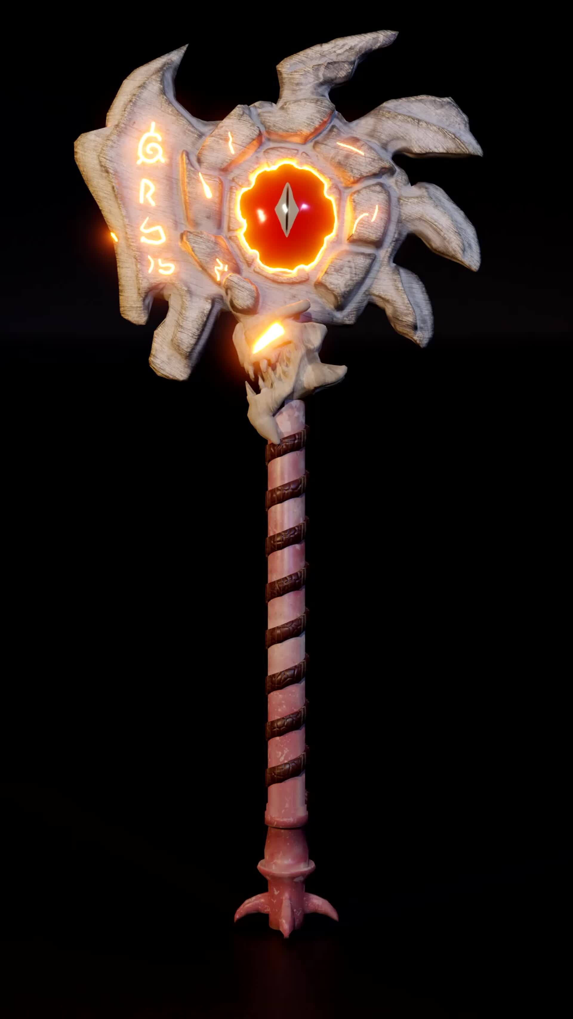 ArtStation - The Enchanted Goblin Axe of Garduhn