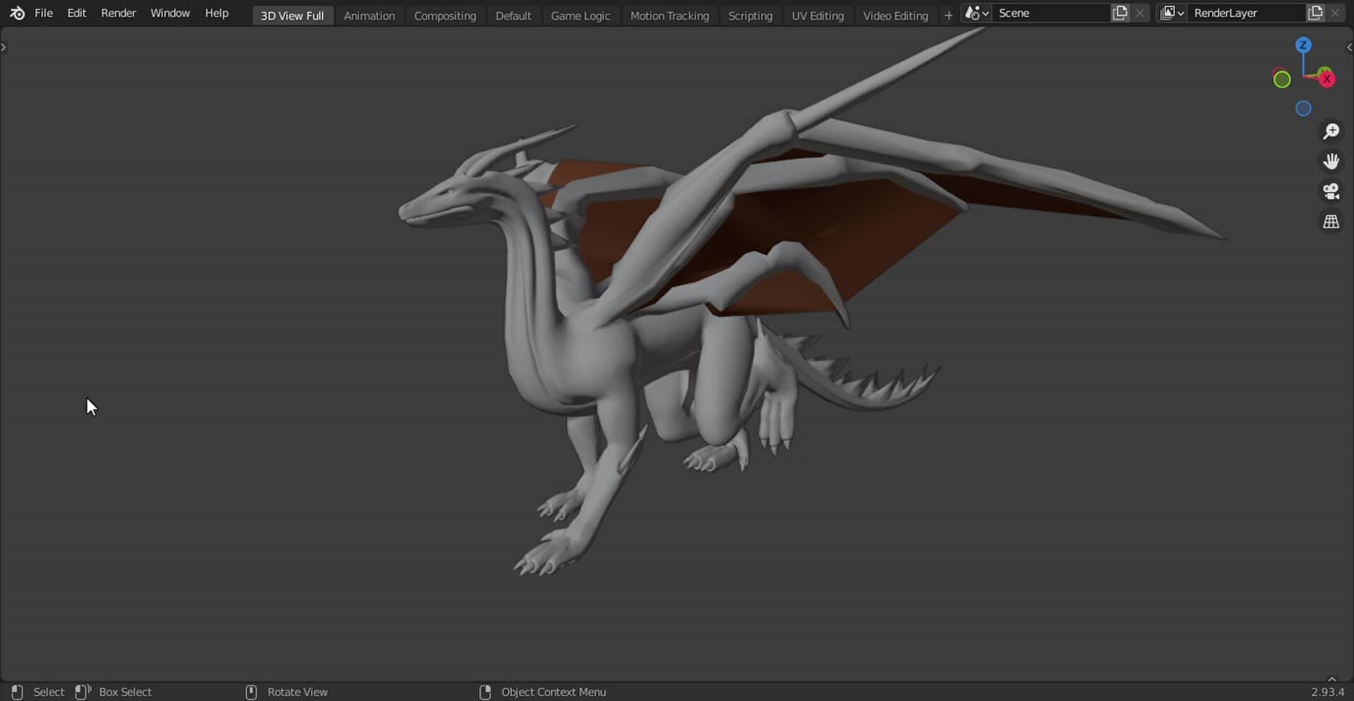 ArtStation - Dragon With Animation