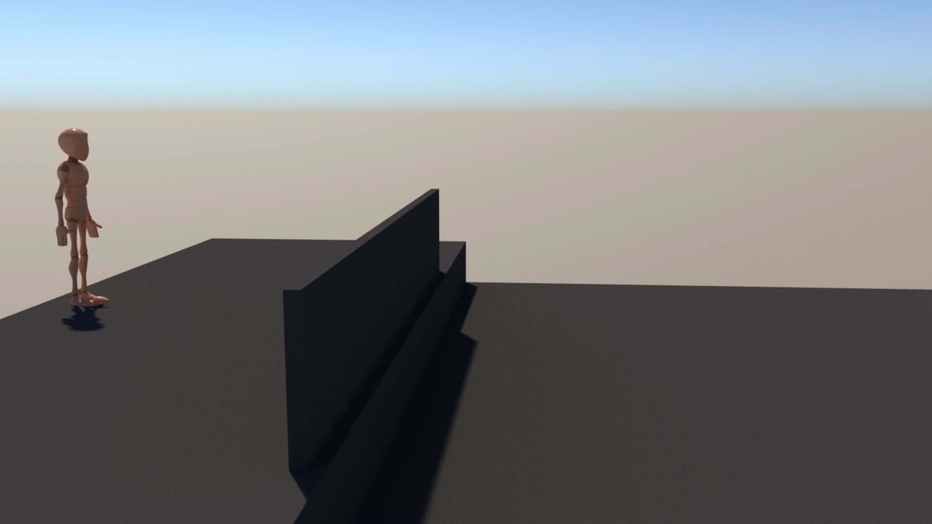 ArtStation - jumping over the wall