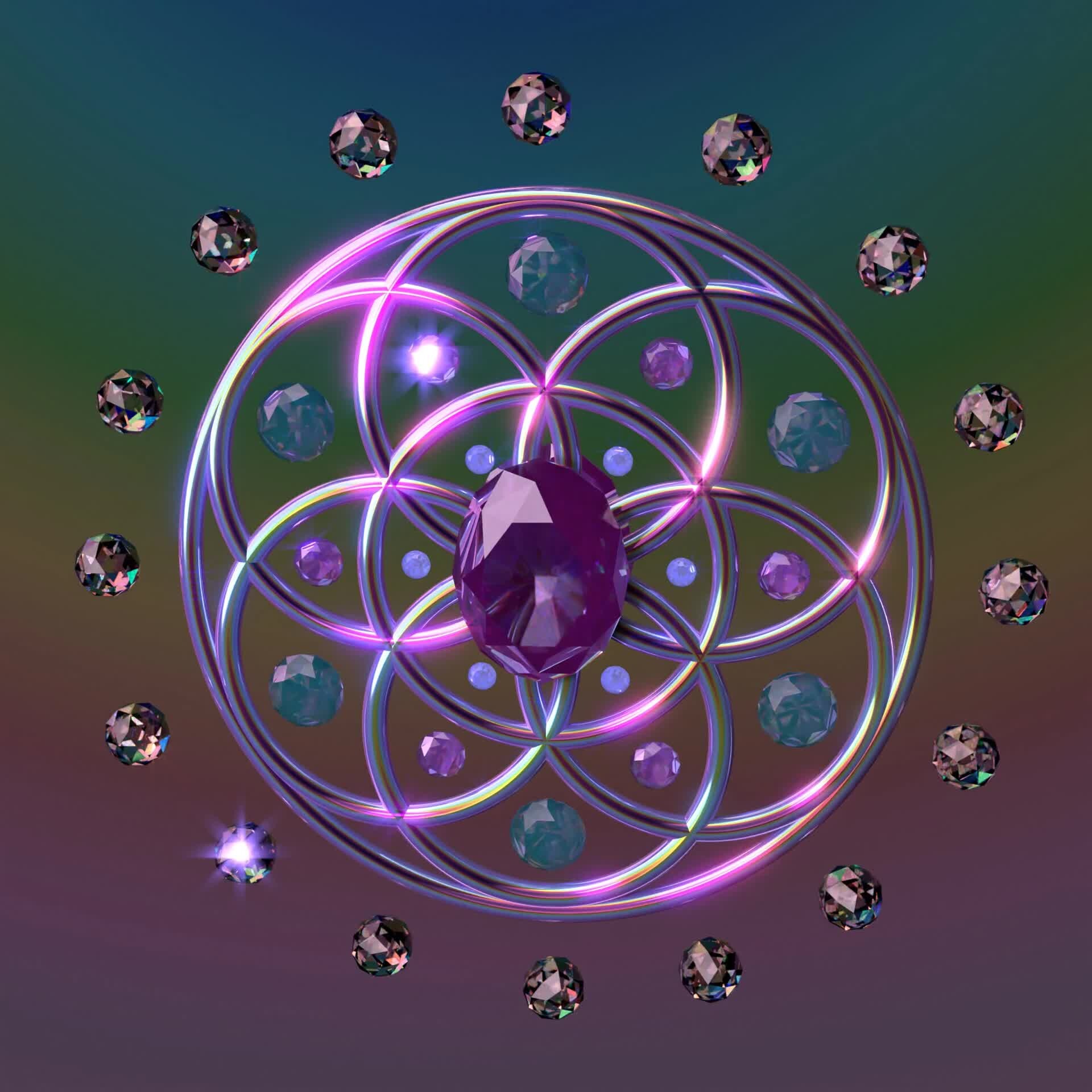 ArtStation - Crystal Seed of Life