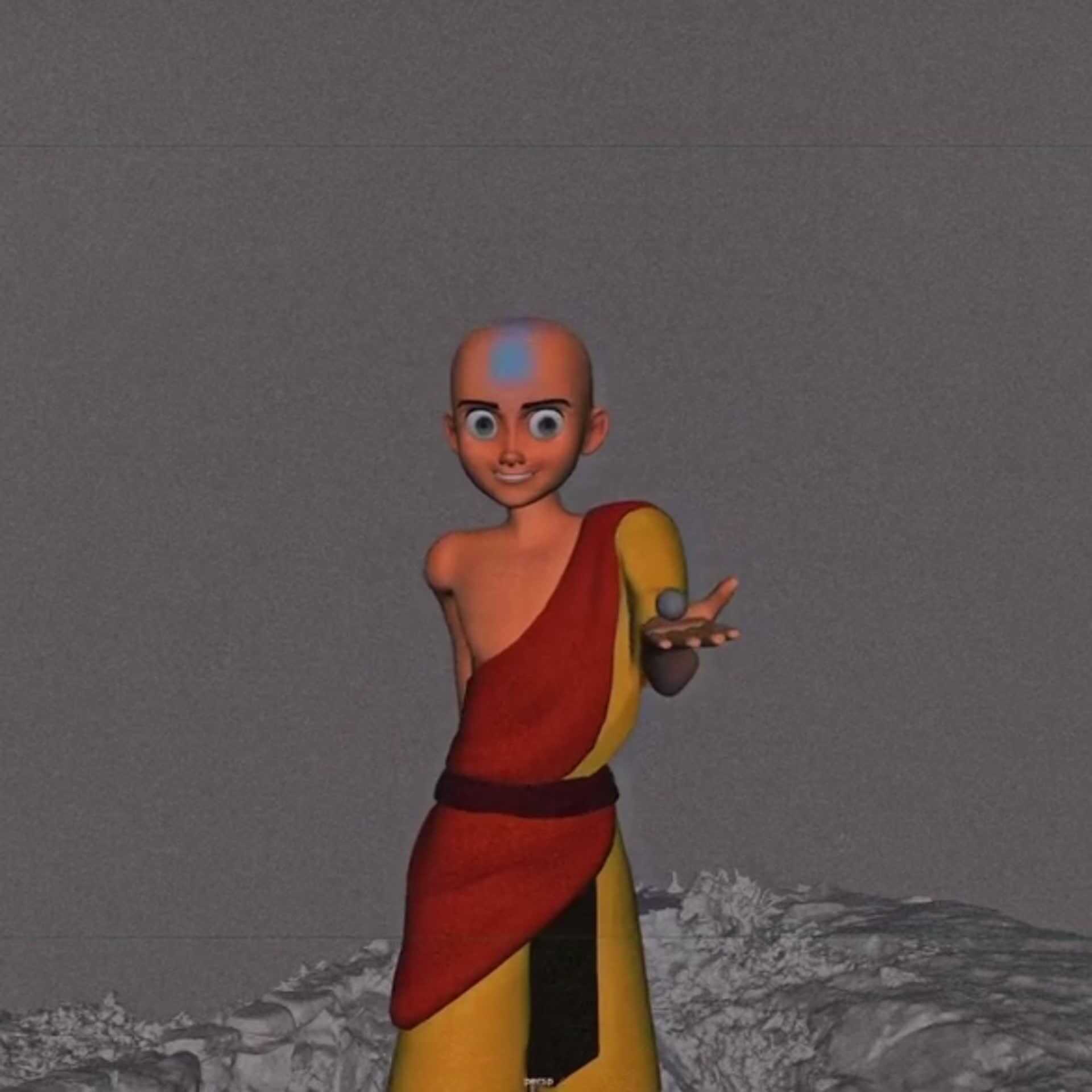 ArtStation - Animation practice with Aang rig