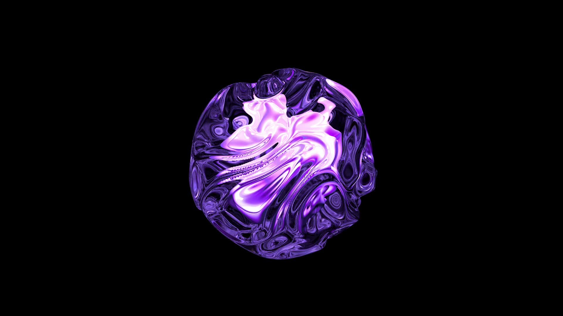 ArtStation - Animated 3D sphere lighted from inside