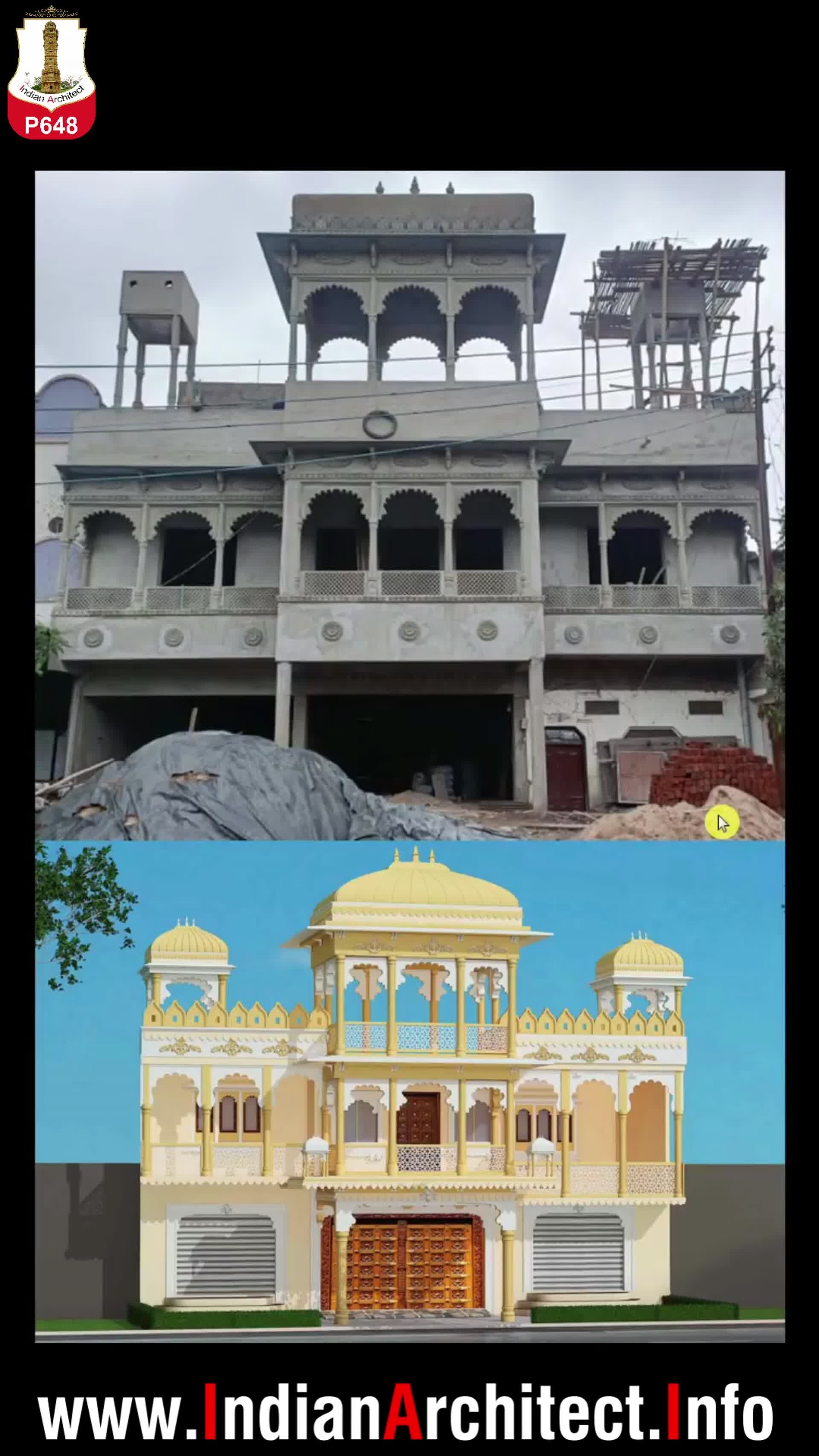 Indian Architect Info - P648 A Mr. Digvijay Singh Rathore @ Indore, Madhya Pradesh 1700 Sqft