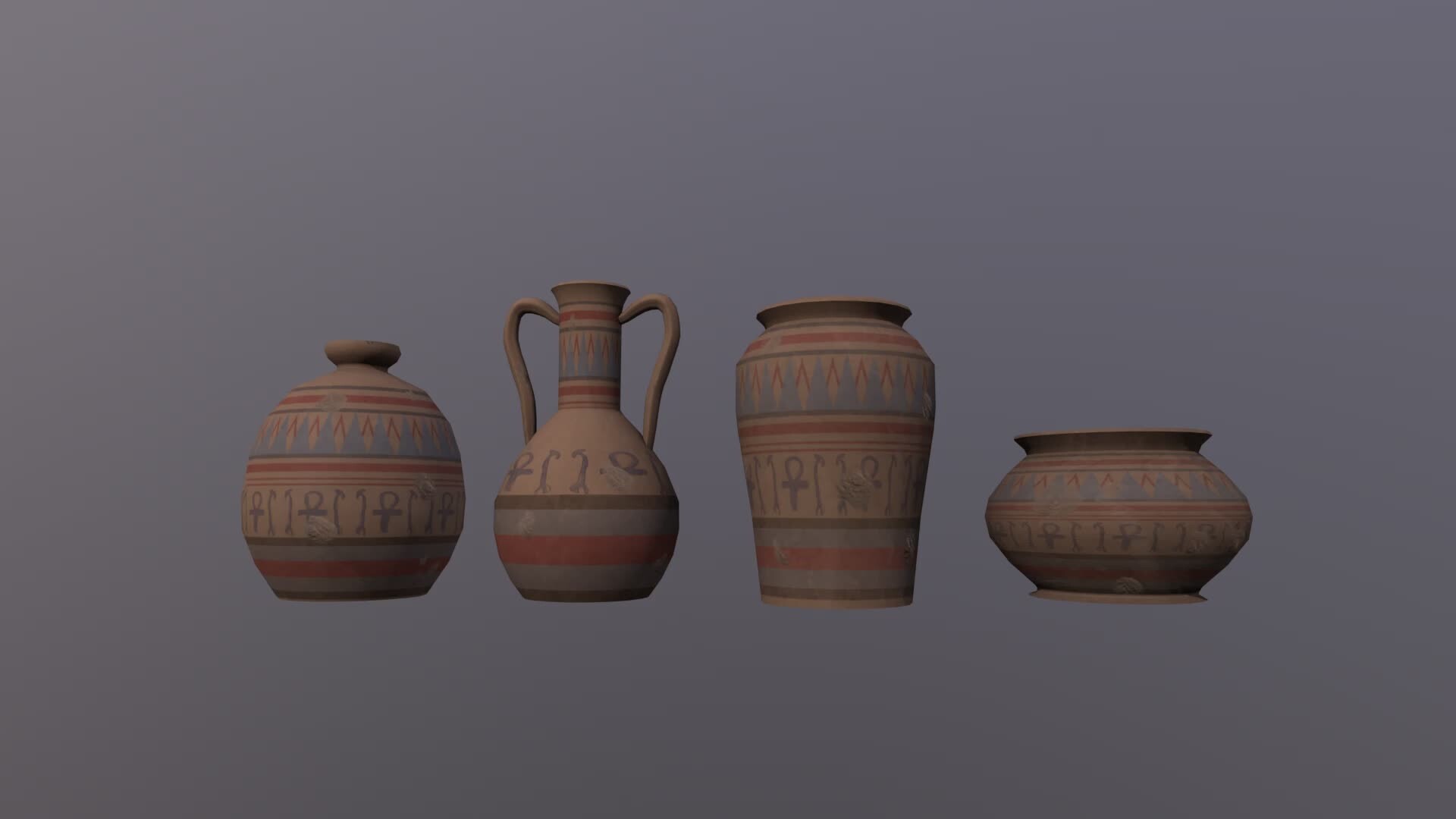 ArtStation - Egyptian pottery