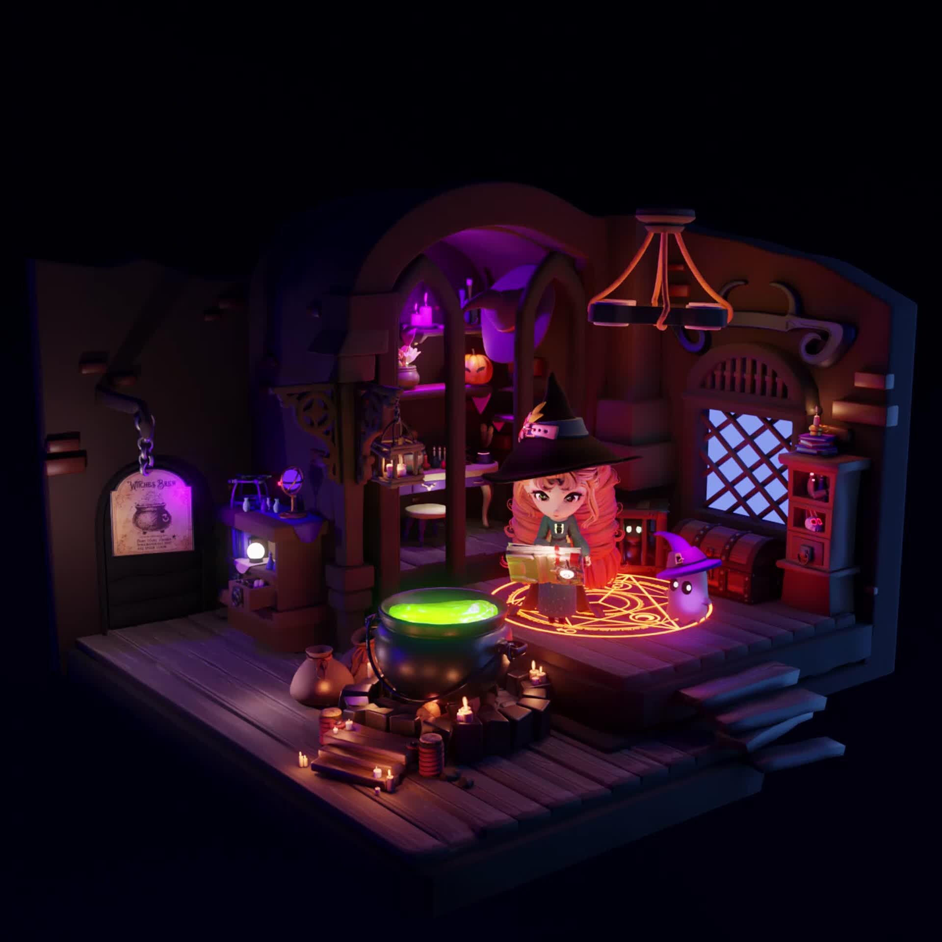 ArtStation - 【 The Witch's Brew!