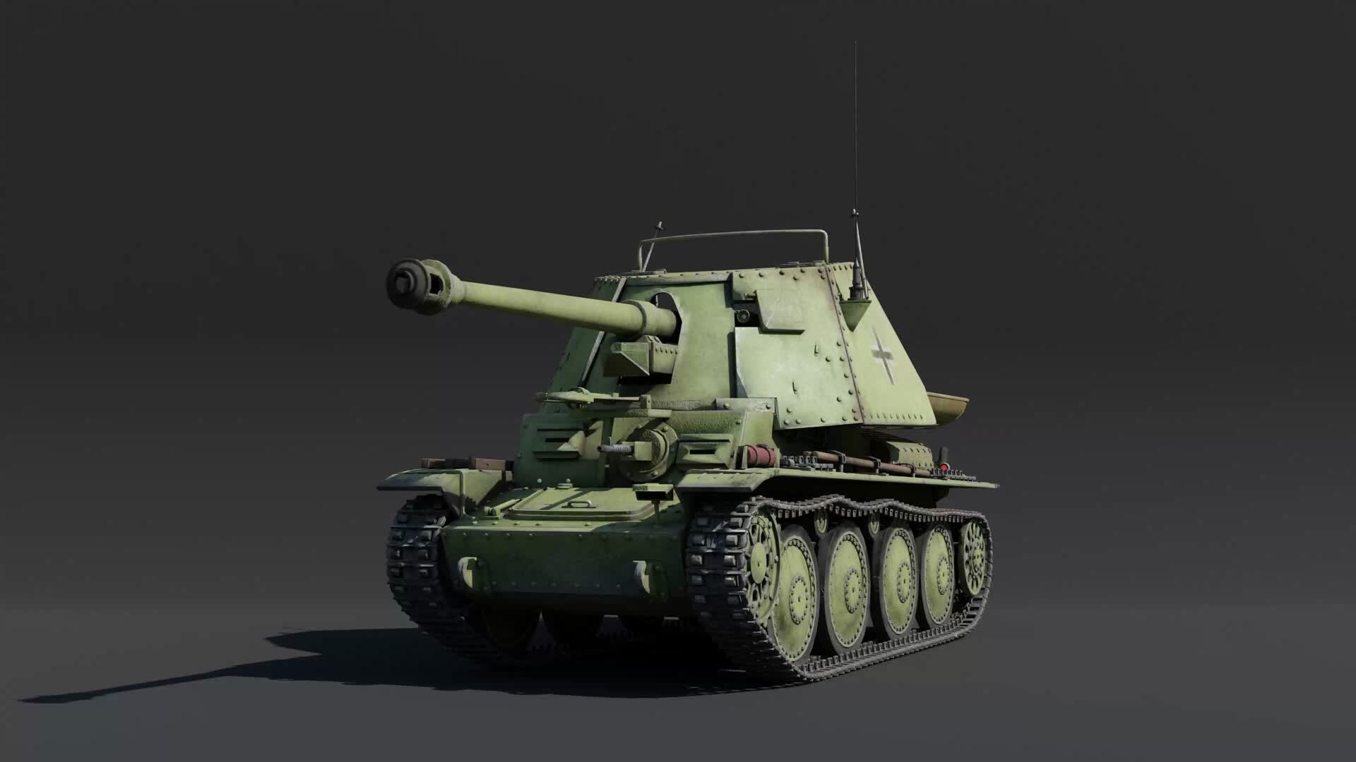 ArtStation - Tank Destroyer - Marder III Ausf H 138