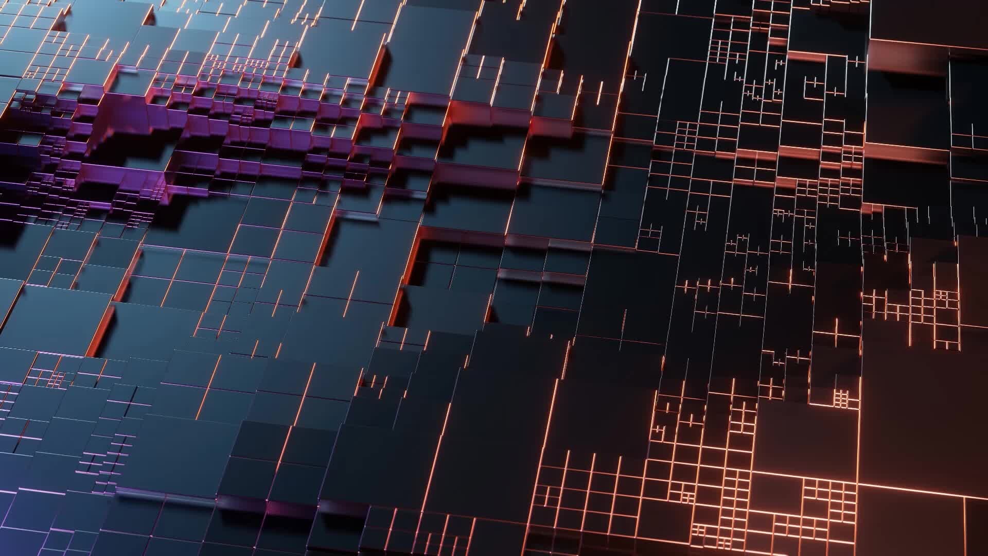 ArtStation - Looping Cubes Background