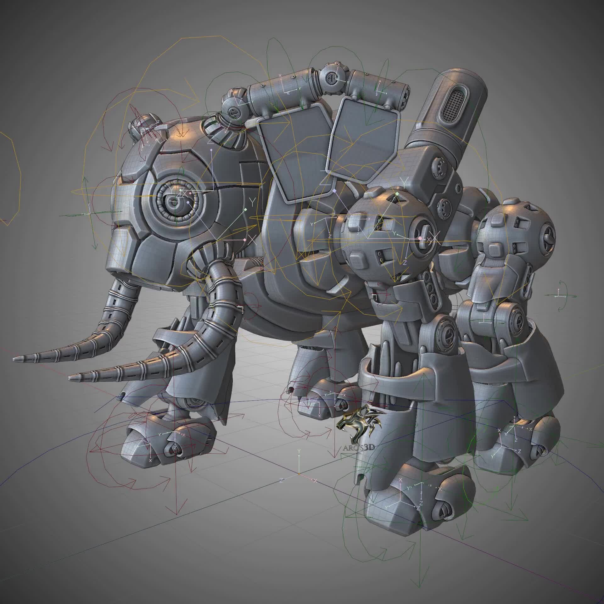 ArtStation - Elephant Mech