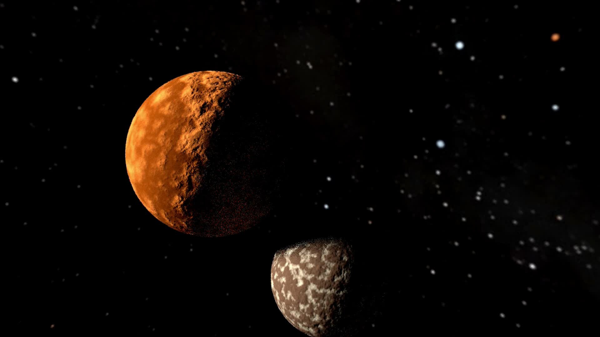 ArtStation - Two Planets Colliding