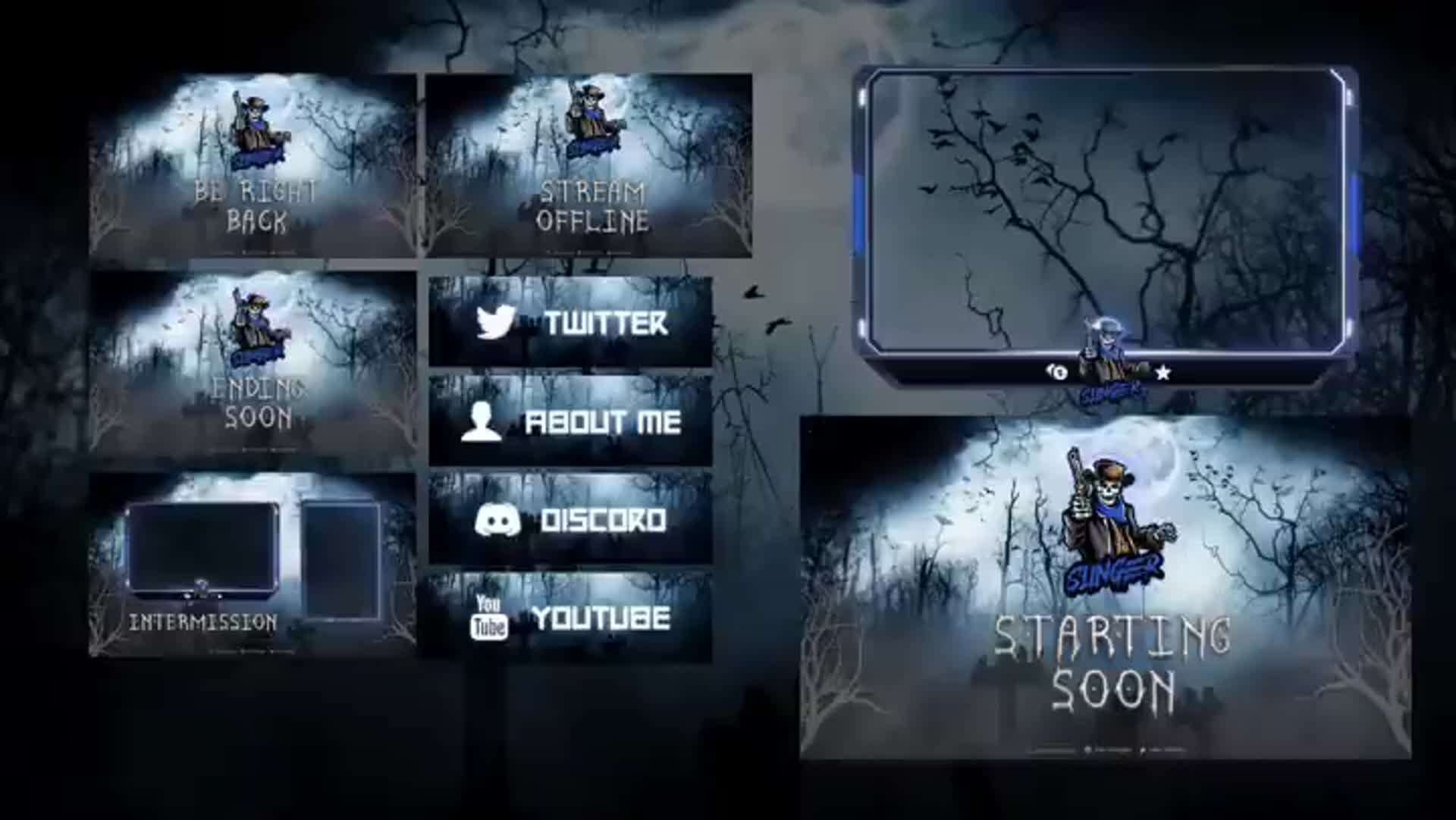 ArtStation - Stream Package Spooky Vibe