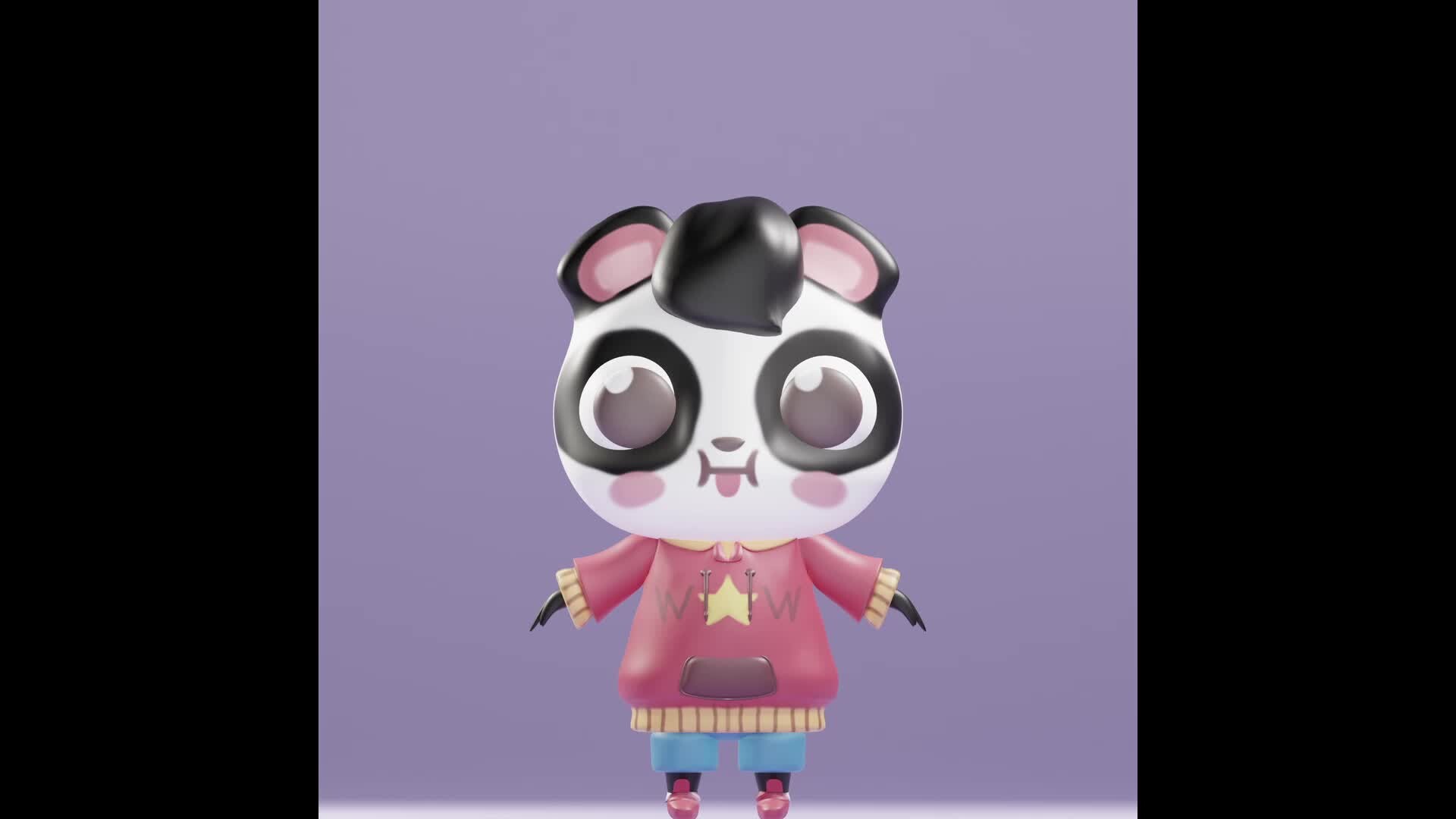 ArtStation - 3D Panda Chibi