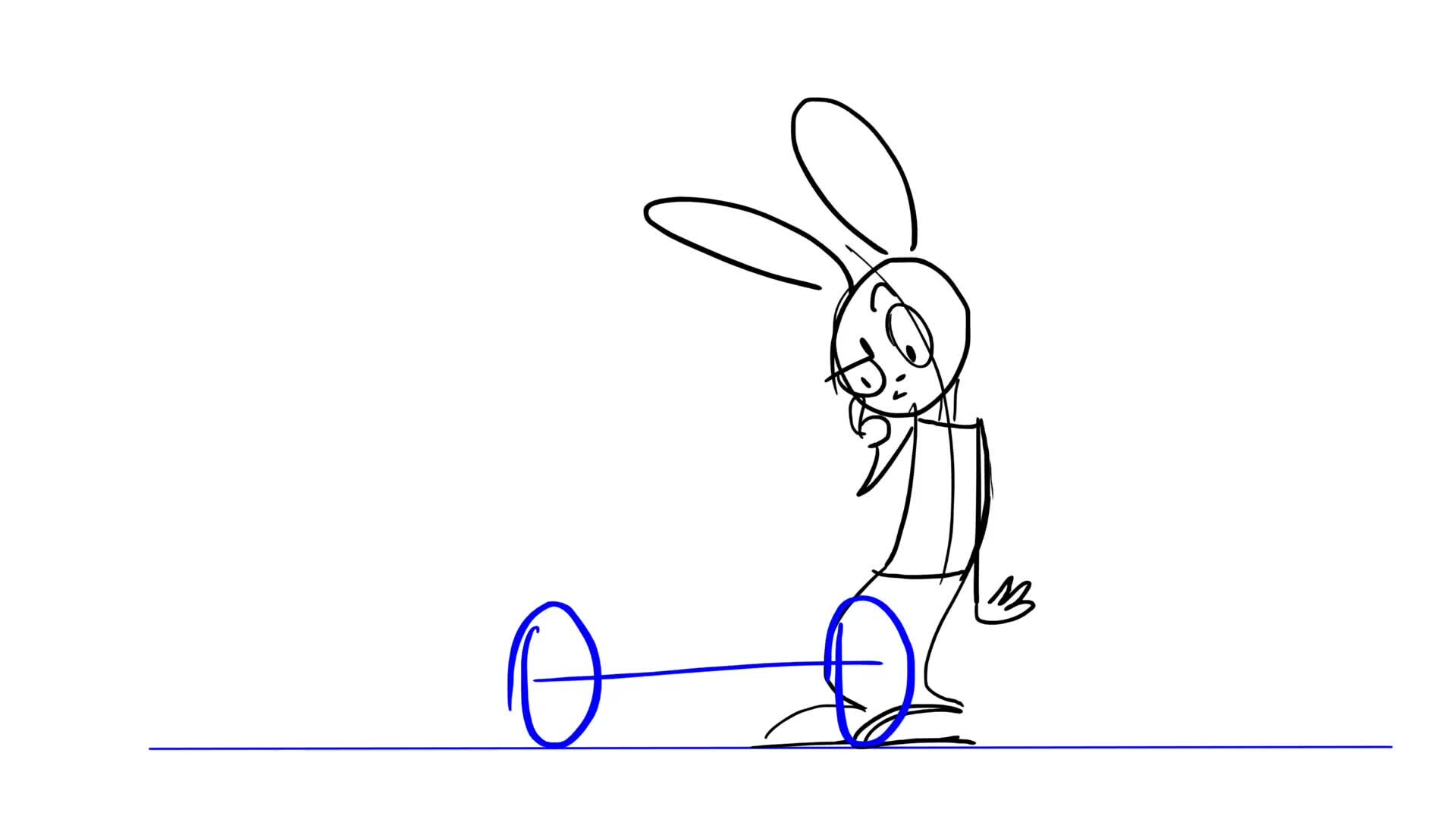 ArtStation - Bunny lift weighting exercise (rough)