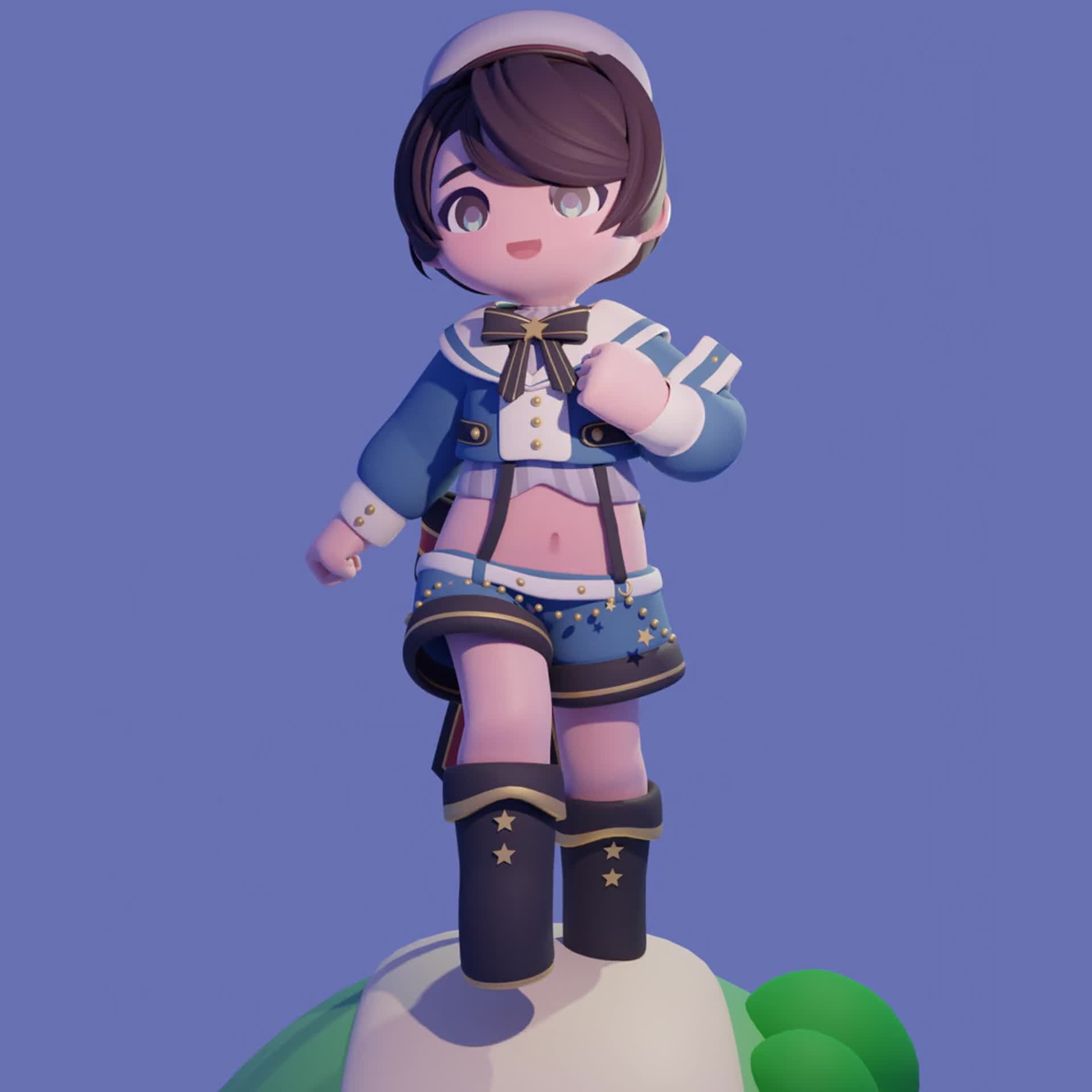 ArtStation - Oozora Subaru - Walking Animation