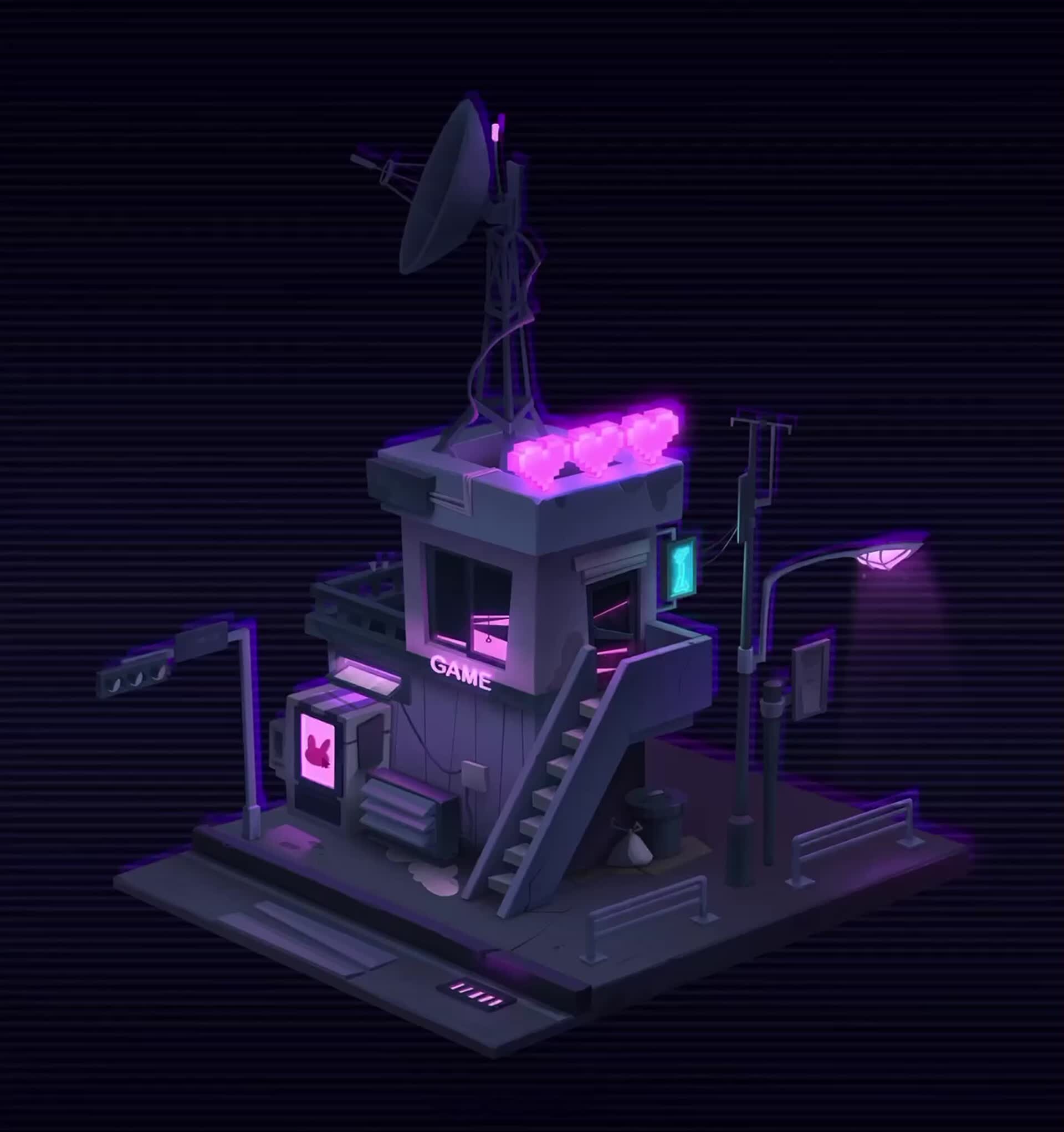 ArtStation - Game club concept