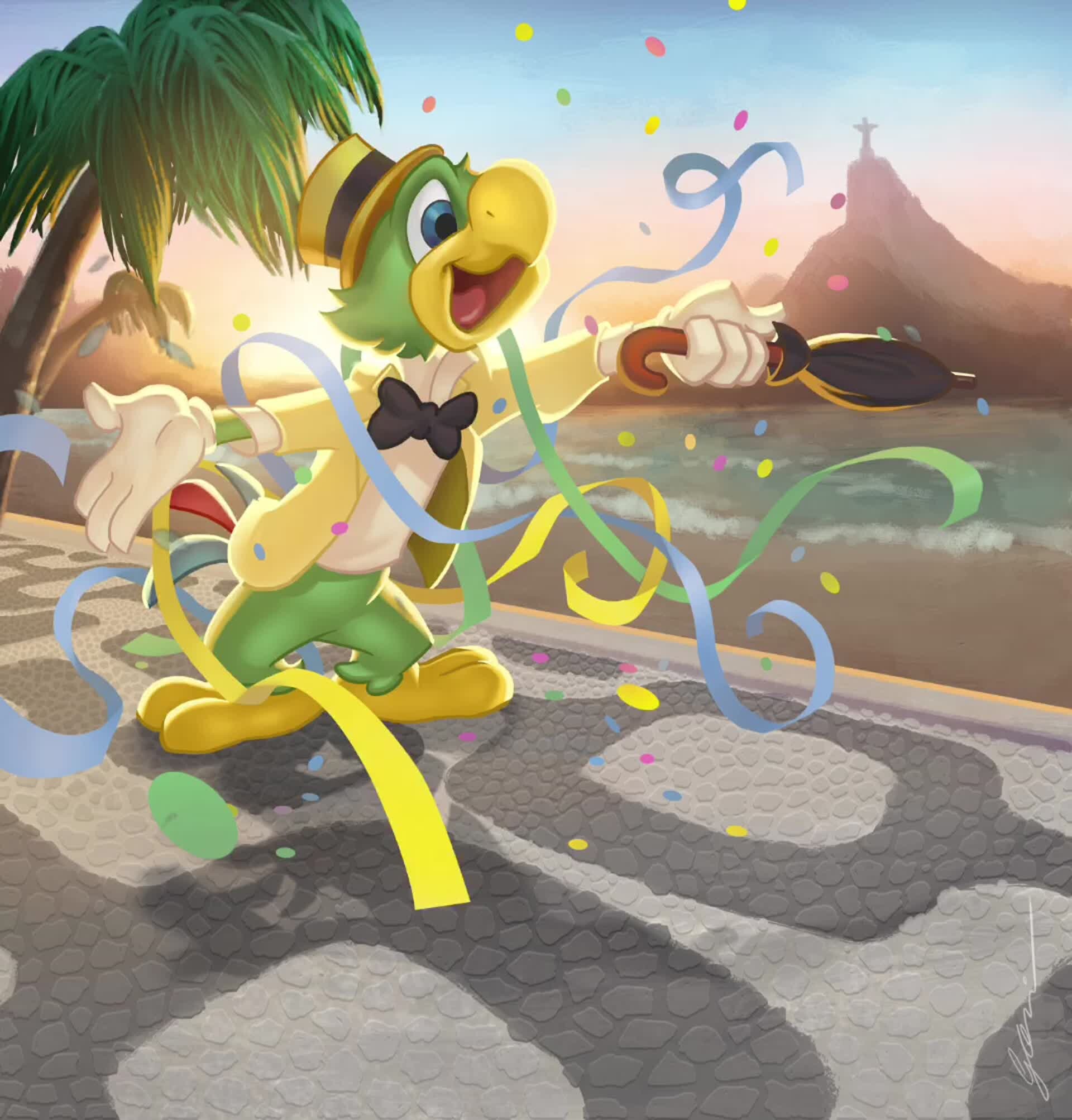 ArtStation - José "Zé" Carioca - Test for Disney Lorcana card game ...