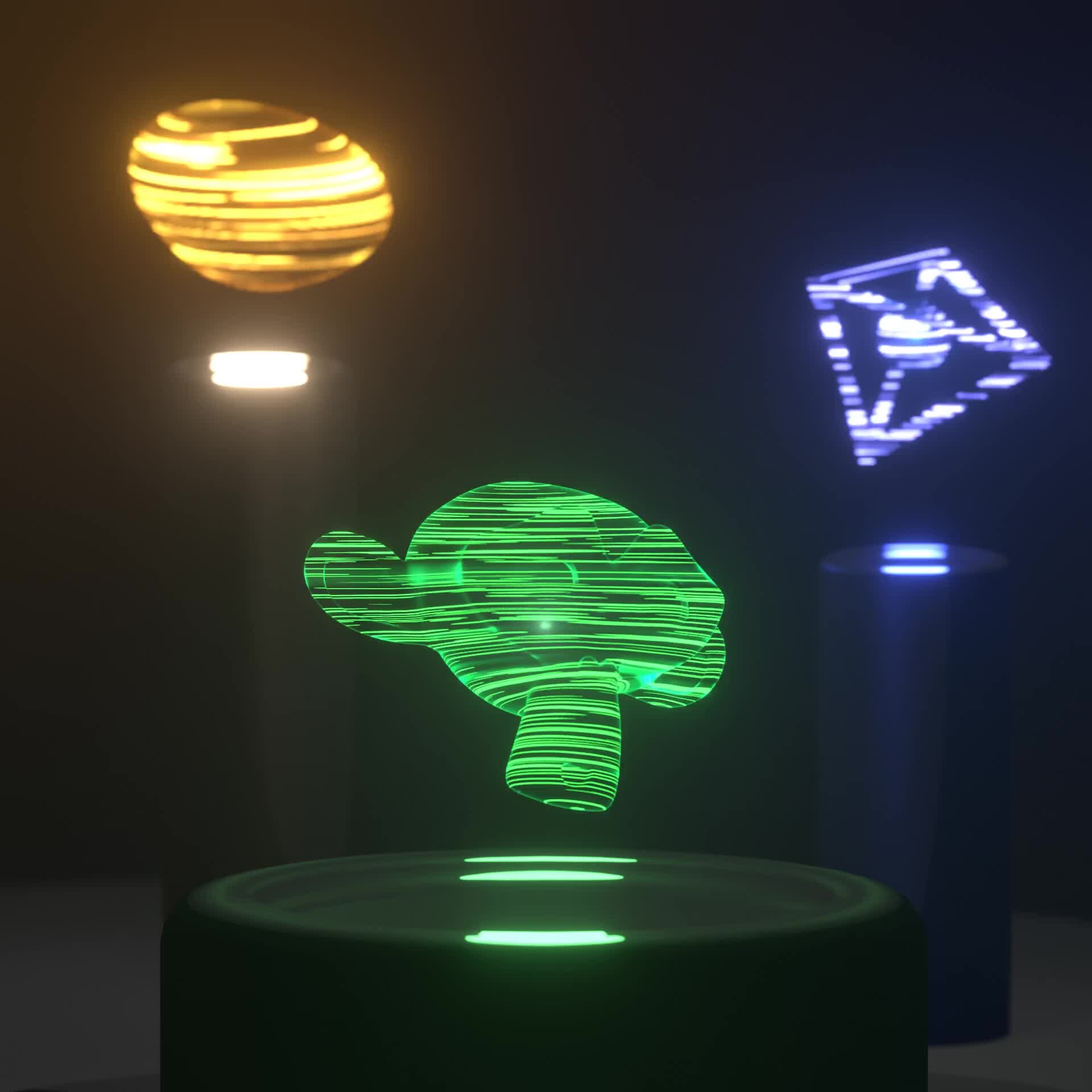 ArtStation - Hologram Shader Example