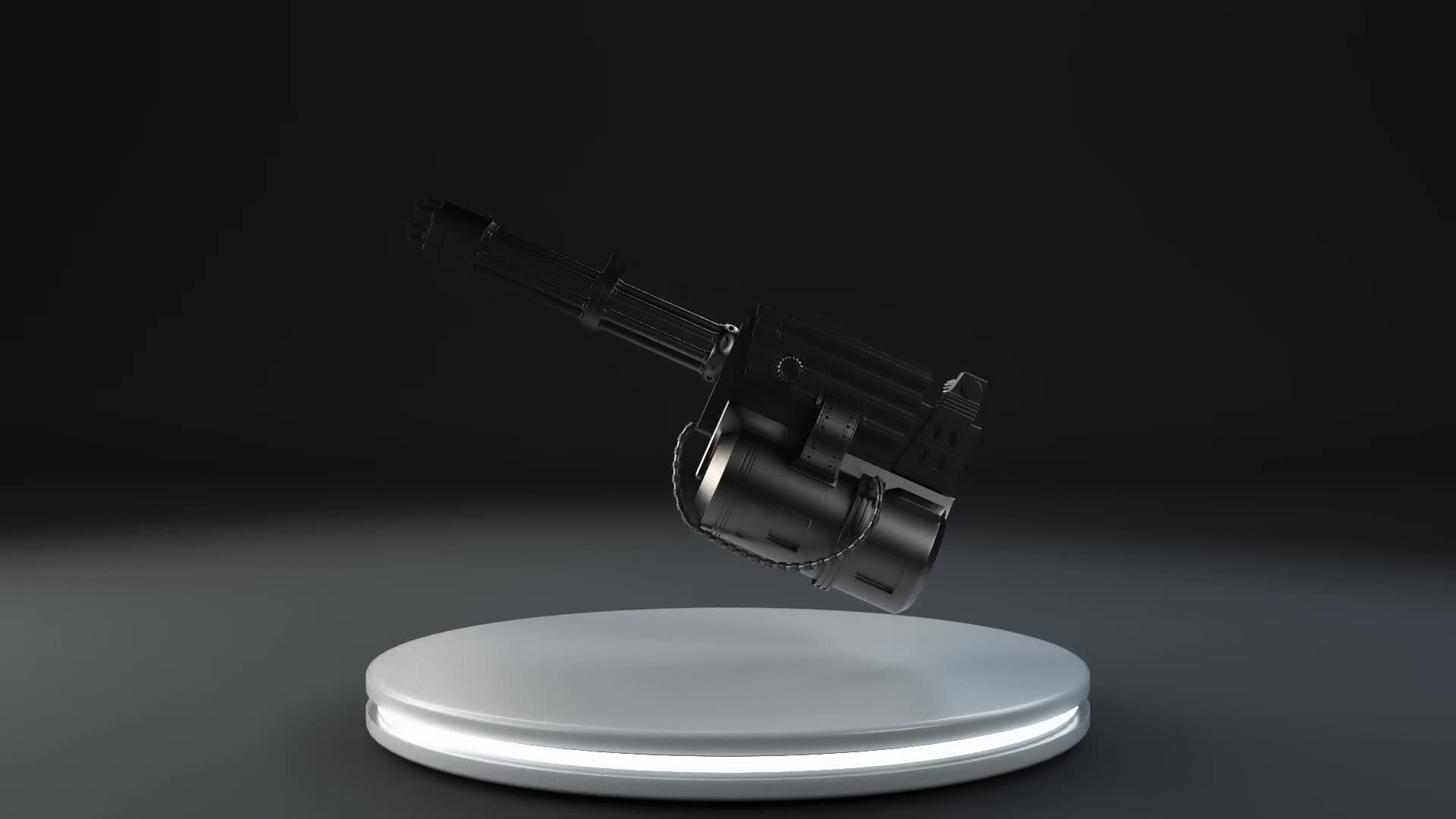 ArtStation - Cyber-minigun