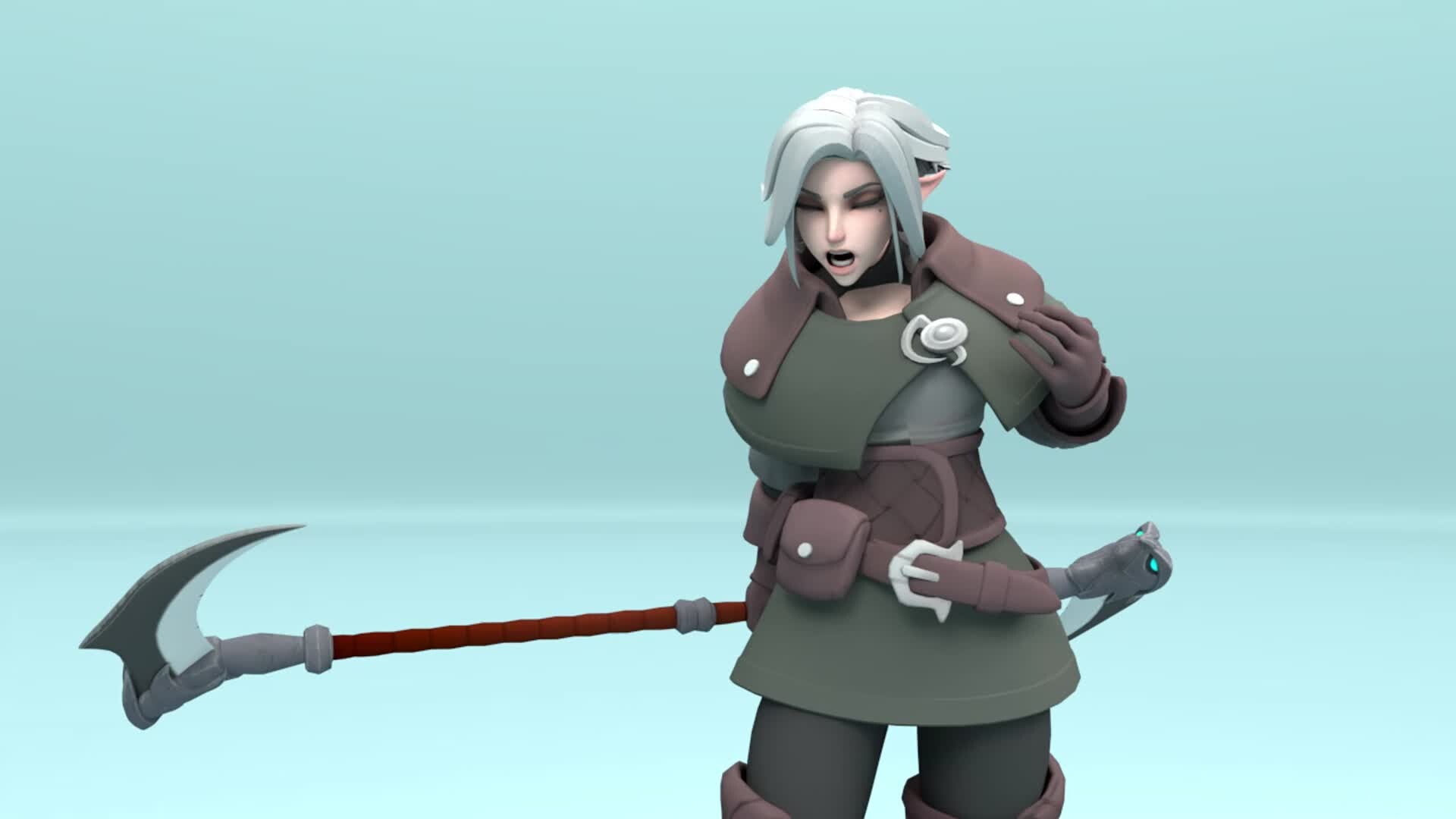 ArtStation - AZRI Character selection Mock up