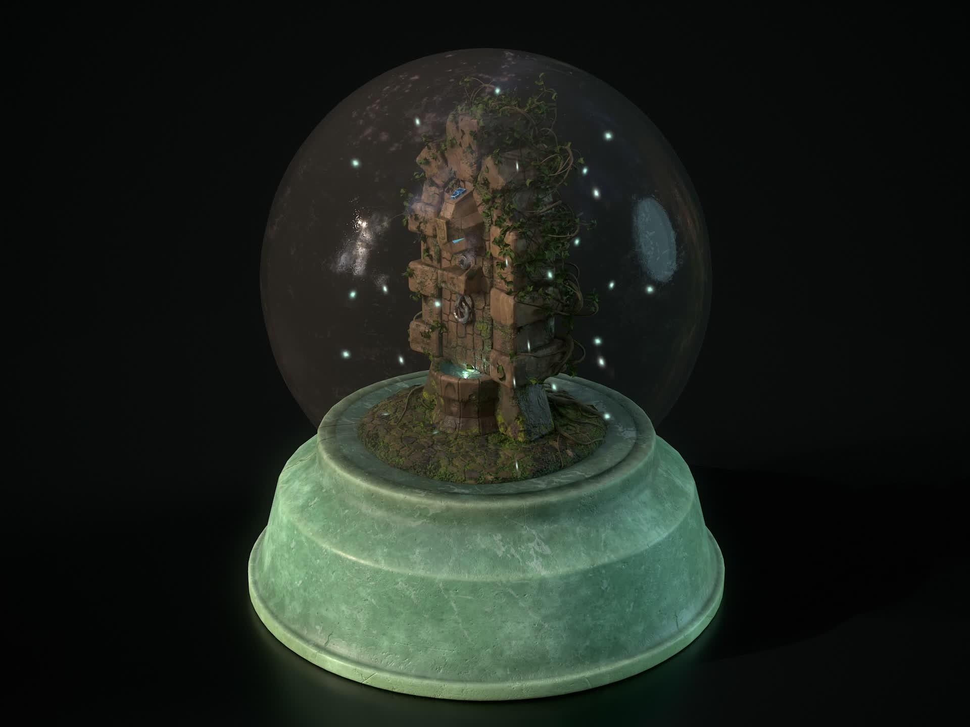 ArtStation - Jungle Snow Globe Vol.2