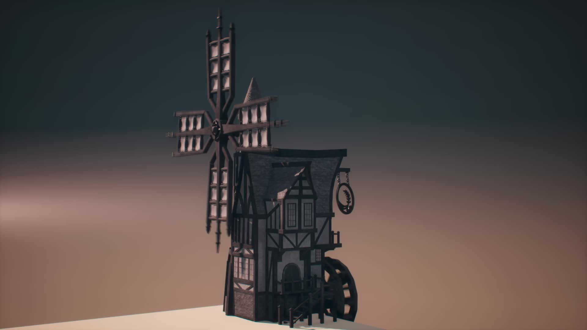ArtStation - Medieval Windmill