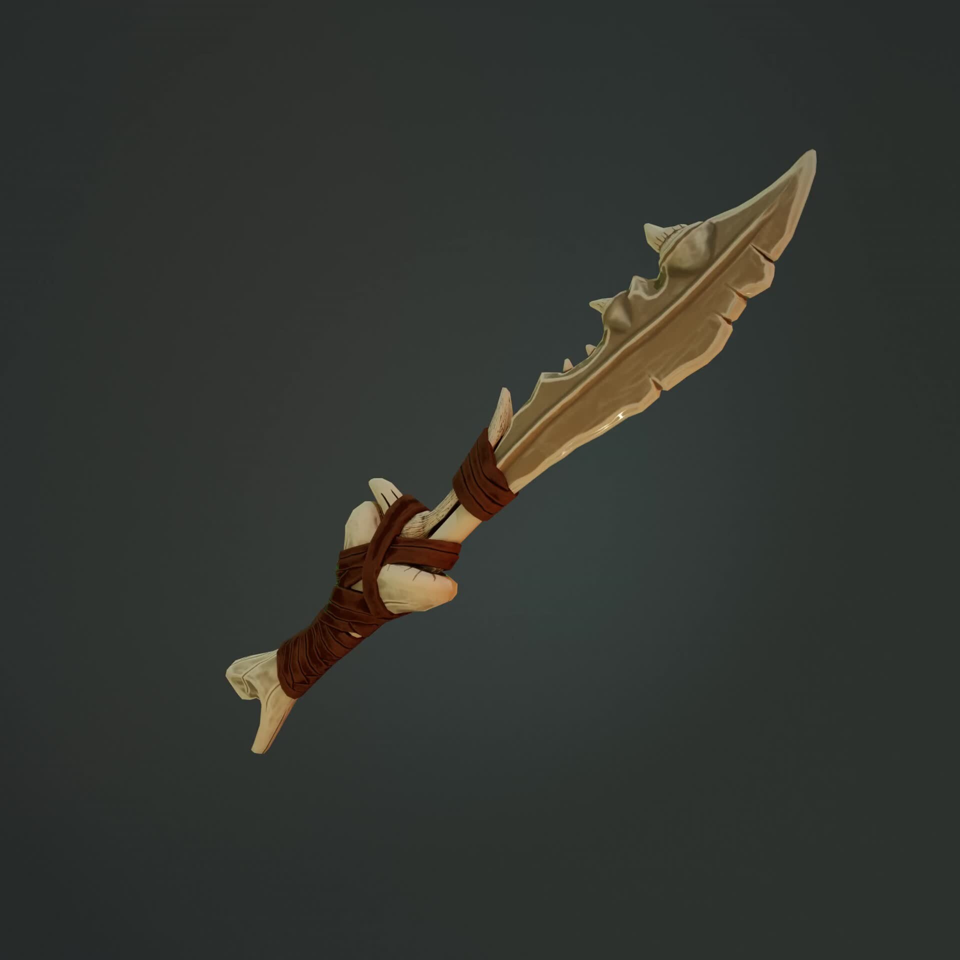 ArtStation - Ancient Monster's bones sword