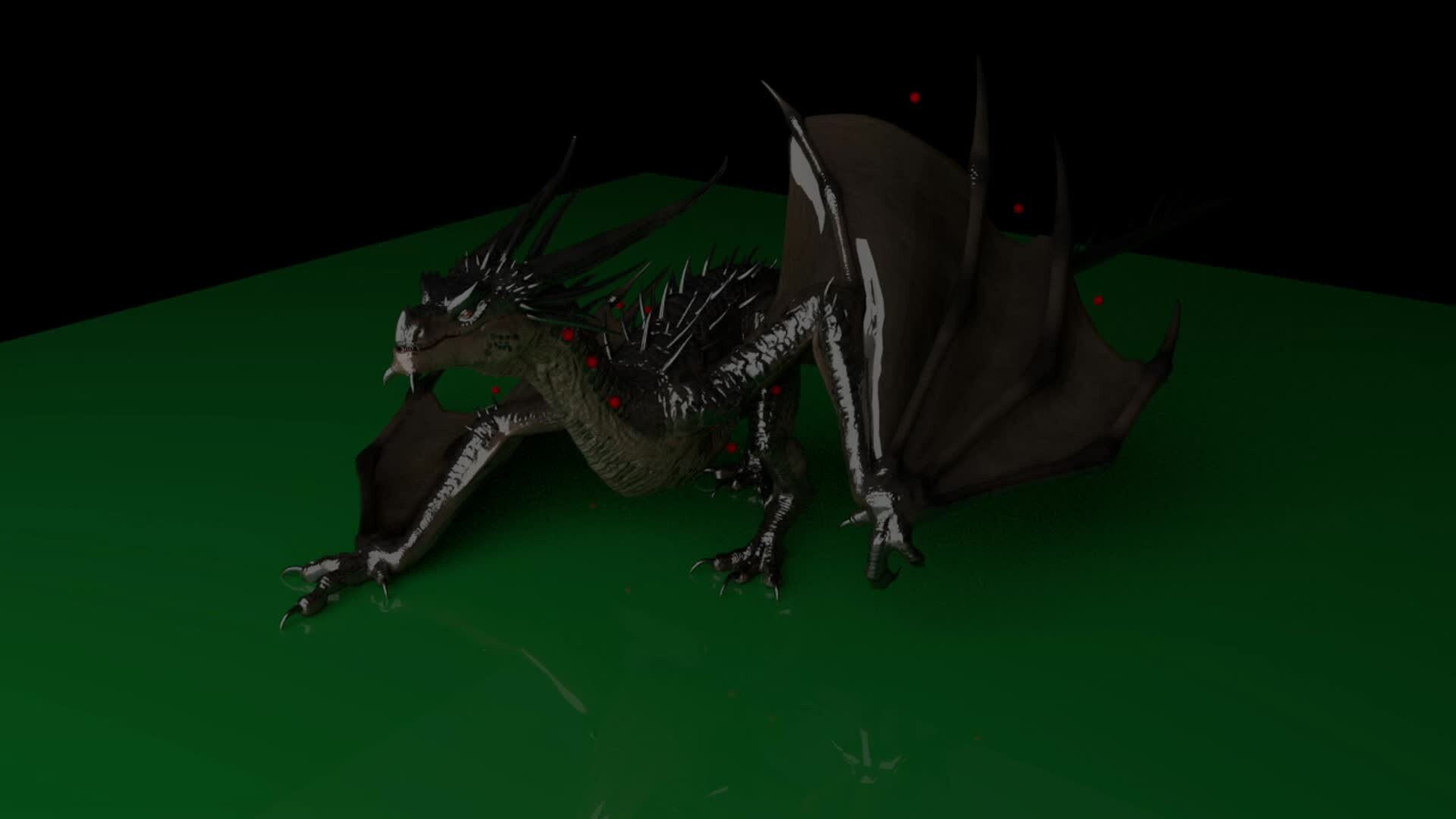 ArtStation - Dragon Walk Cycle