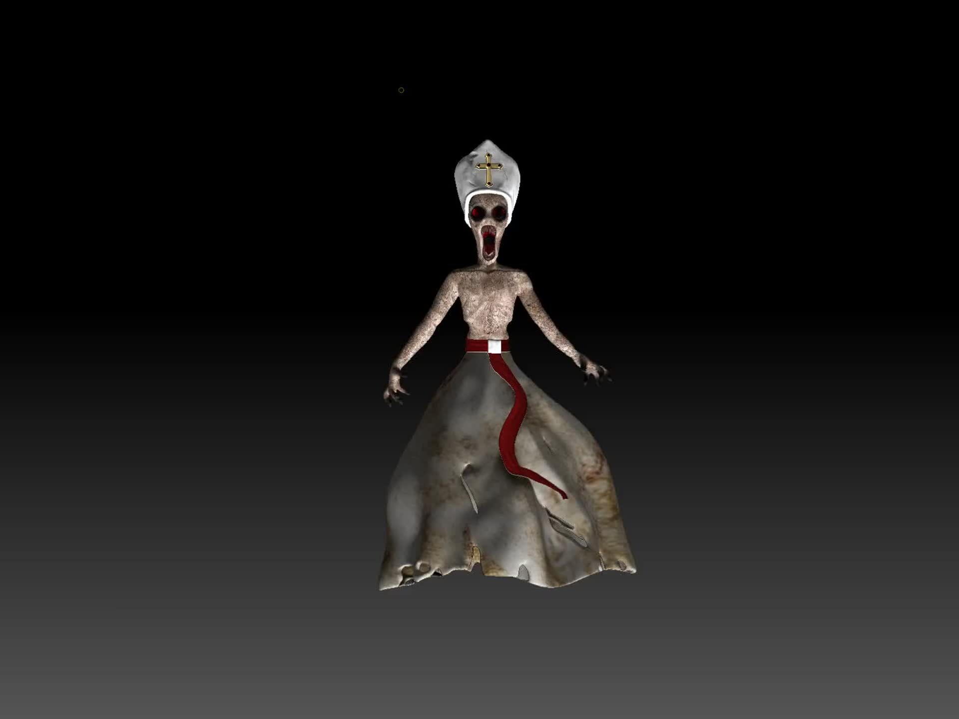 ArtStation - Possessed priest horror 2022