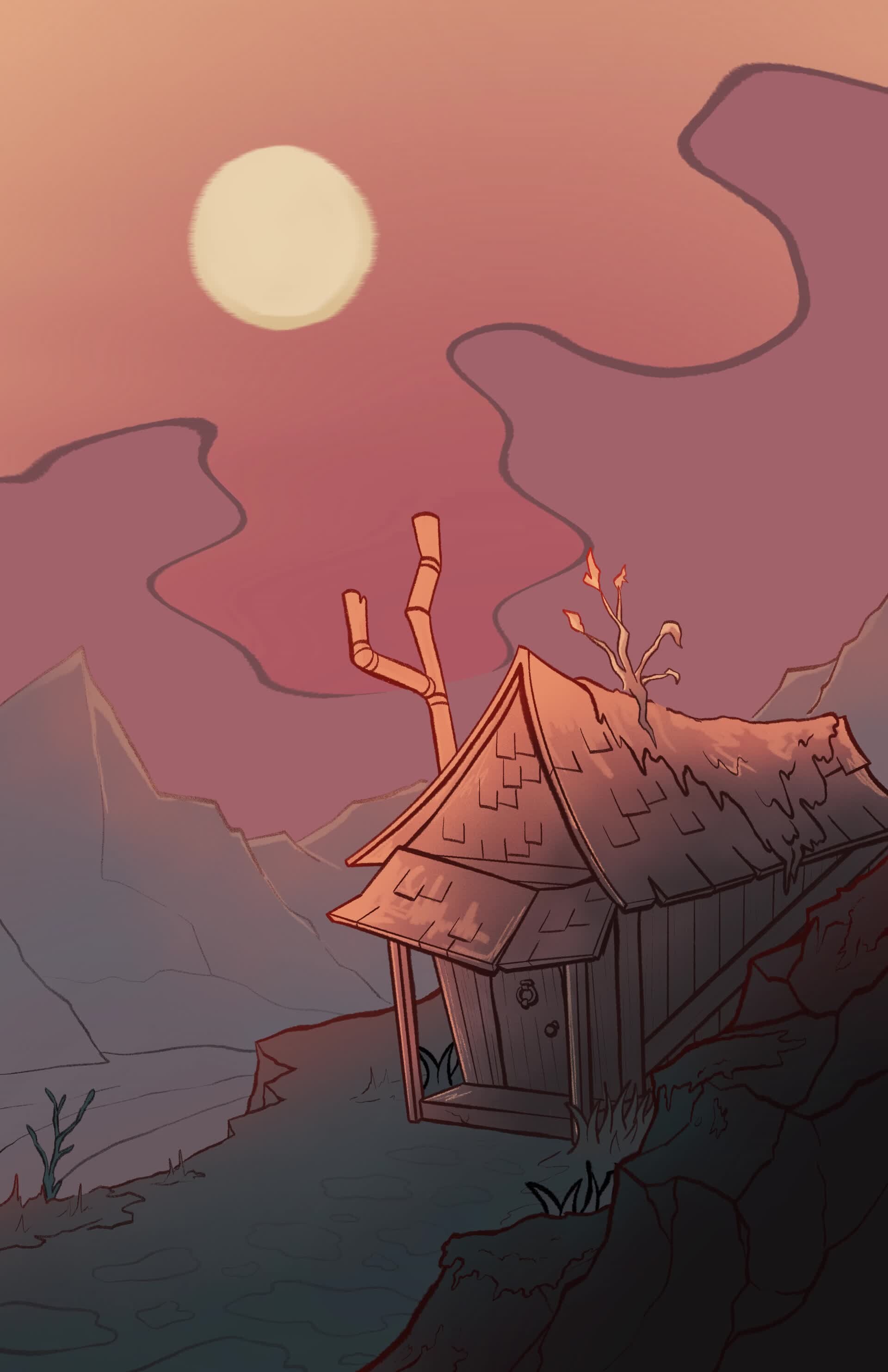 ArtStation - Animated Mountain Hovel Design