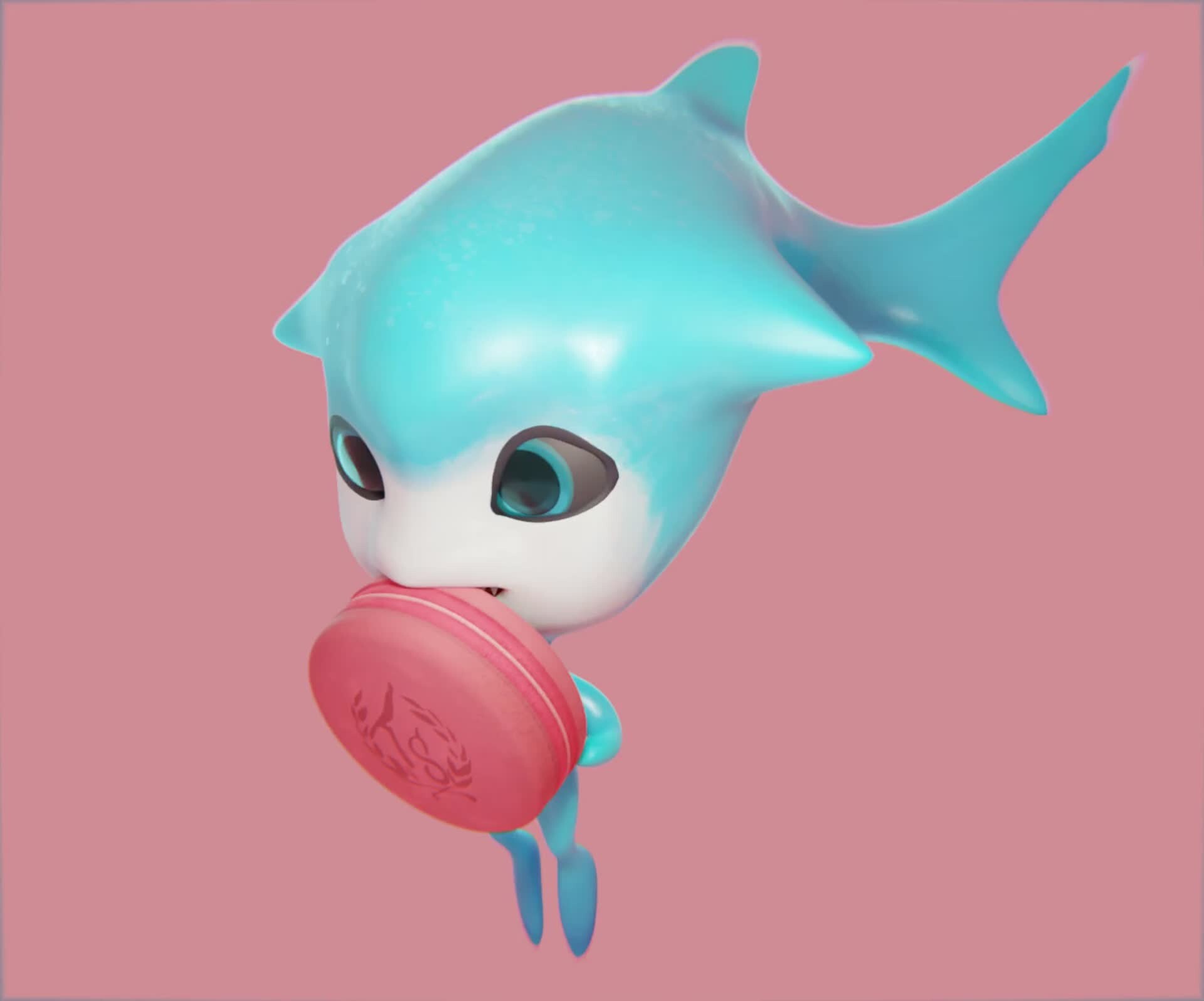 Svenja Pitzius - Shark Kwami Fan Art Miraculous Ladybug