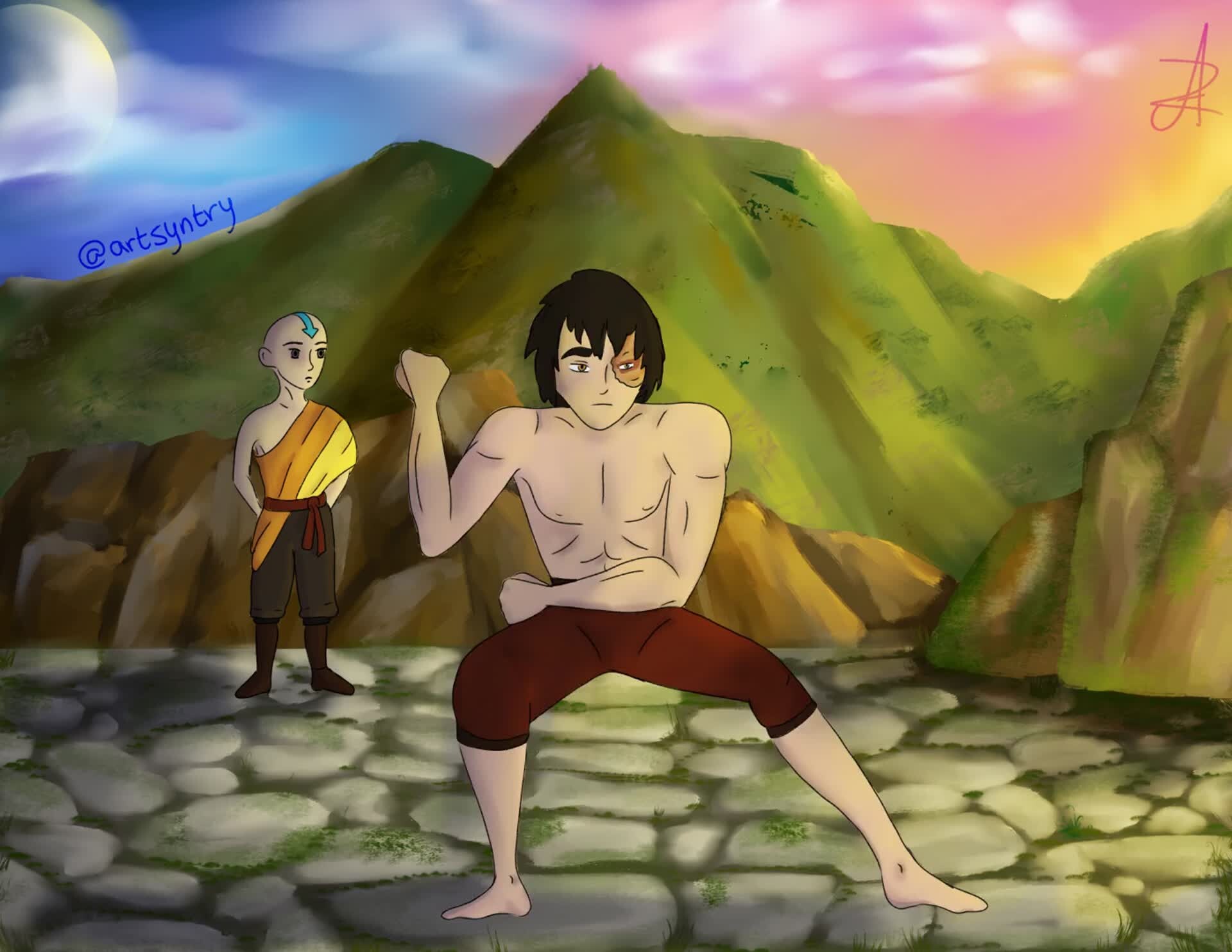 ArtStation - FIre bending animation